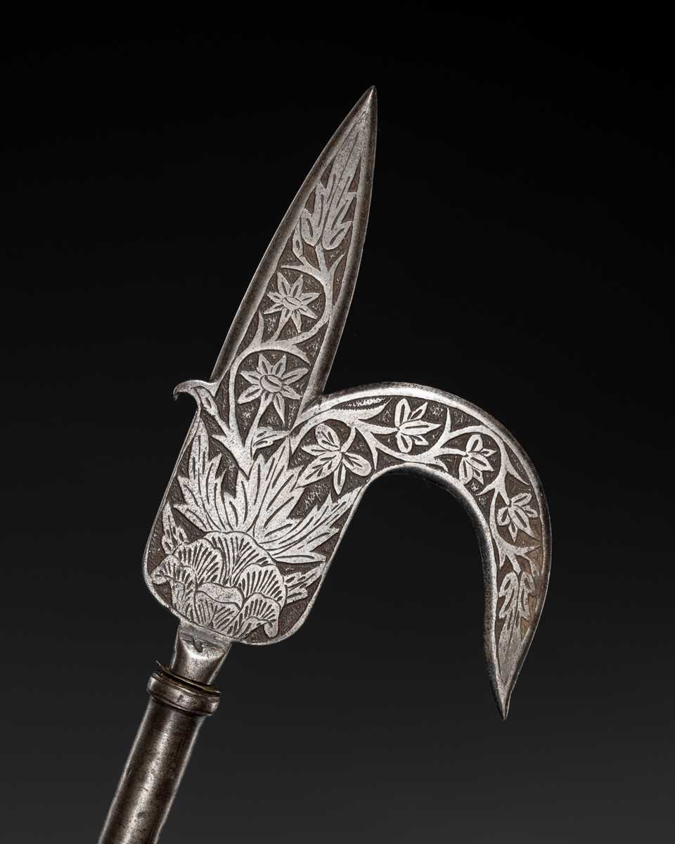 A DAMASCENED IRON ELEPHANT GOAD (ANKUS), SOUTH INDIA, 19TH CENTURY ...