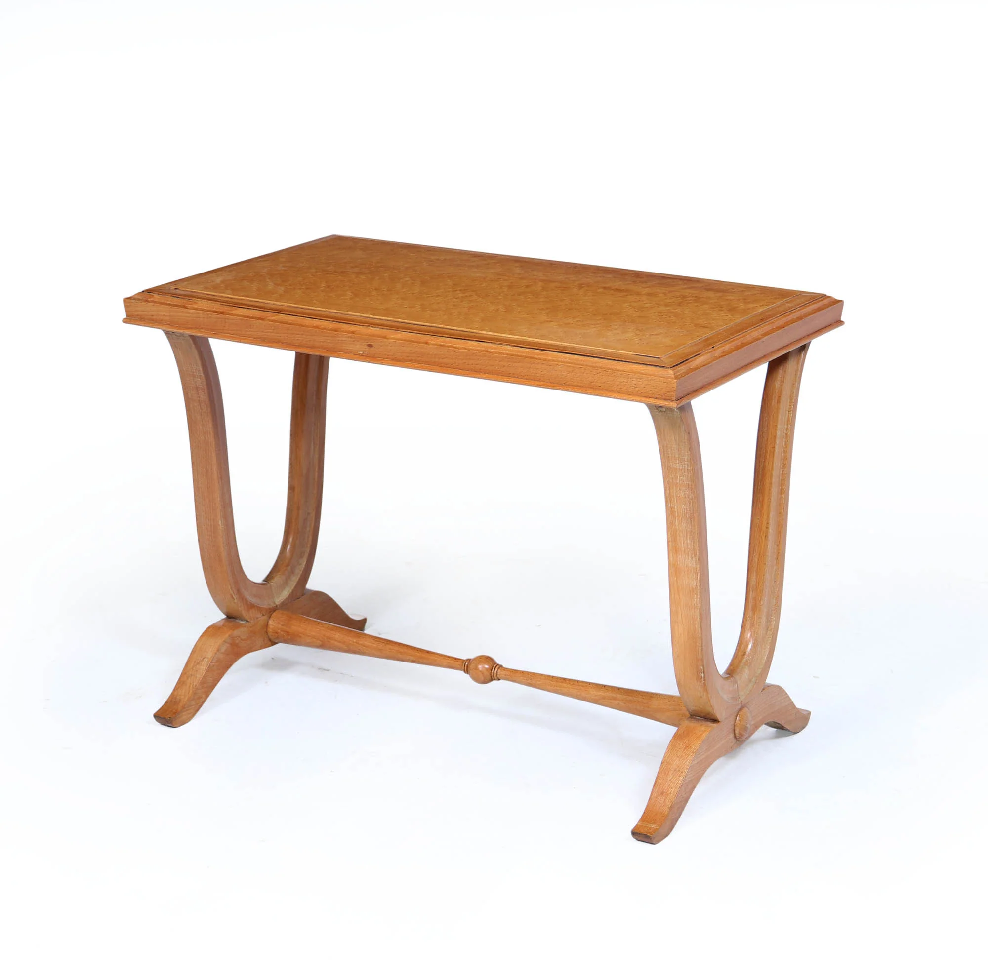 Art Deco Bird’s-Eye Maple Side Table c. 1930s | Barnebys