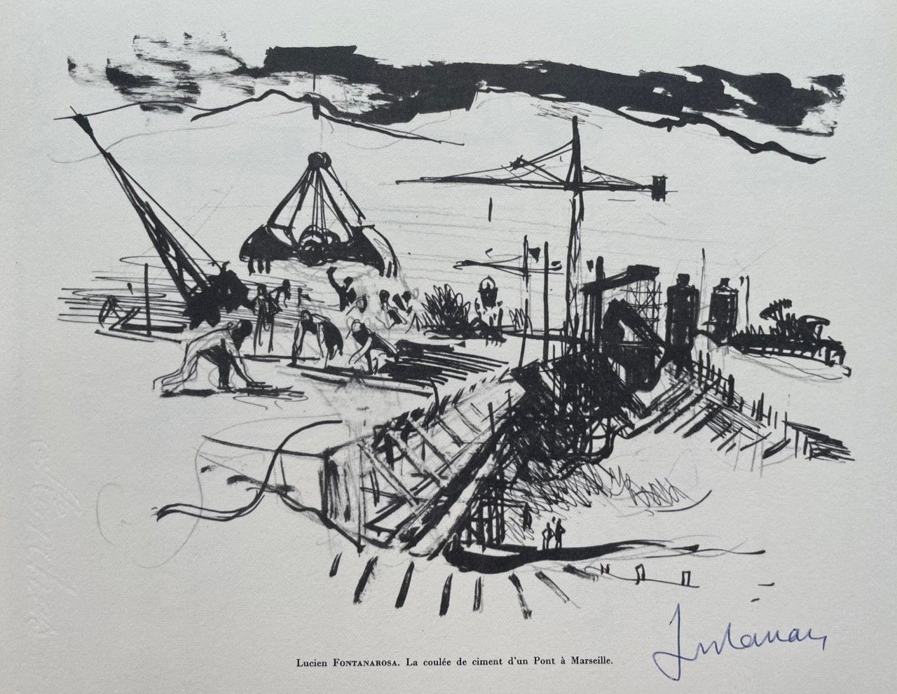FONTANAROSA Lucien-Joseph (1912 - 1975)"LA COUL... | Lithographs: bids ...