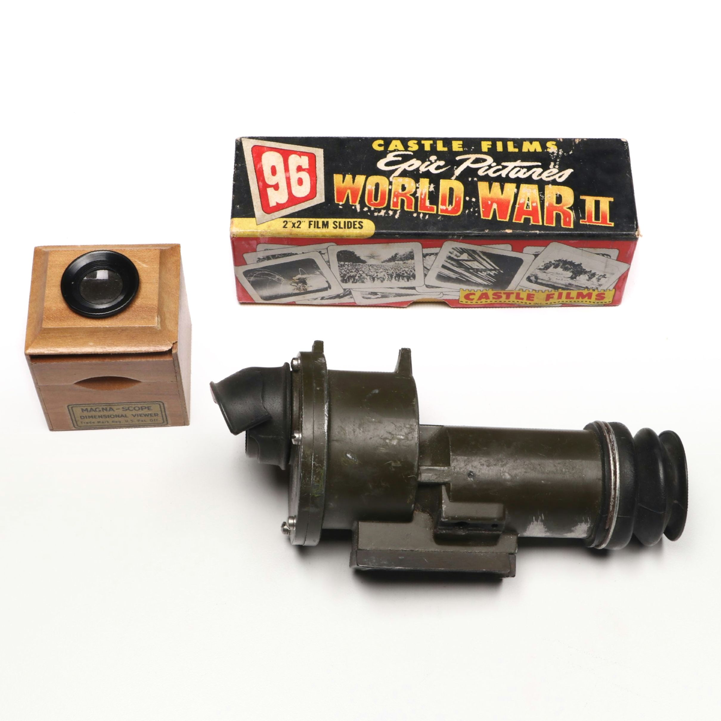 Castle Film World War II Photo Slides with Viewer Scopes, Early to Mid ...