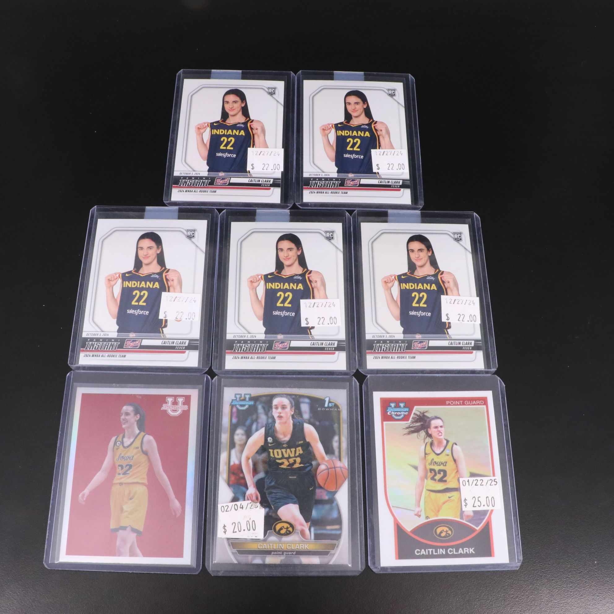 Caitlin Clark Rookie and Collegiate Basketball Cards, 2023-2024 | Barnebys