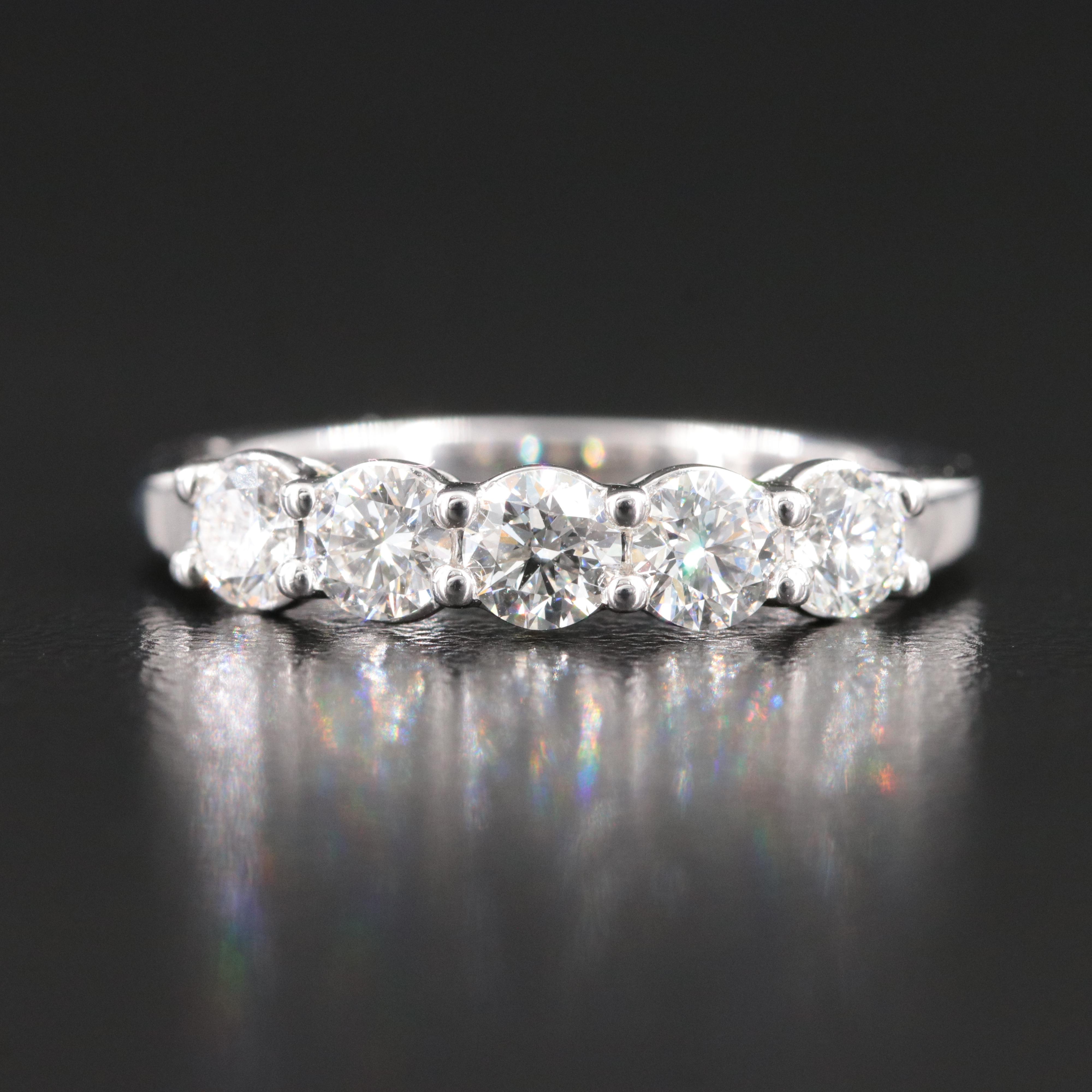 14K 1.10 CTW Lab Grown Diamond Ring | Barnebys
