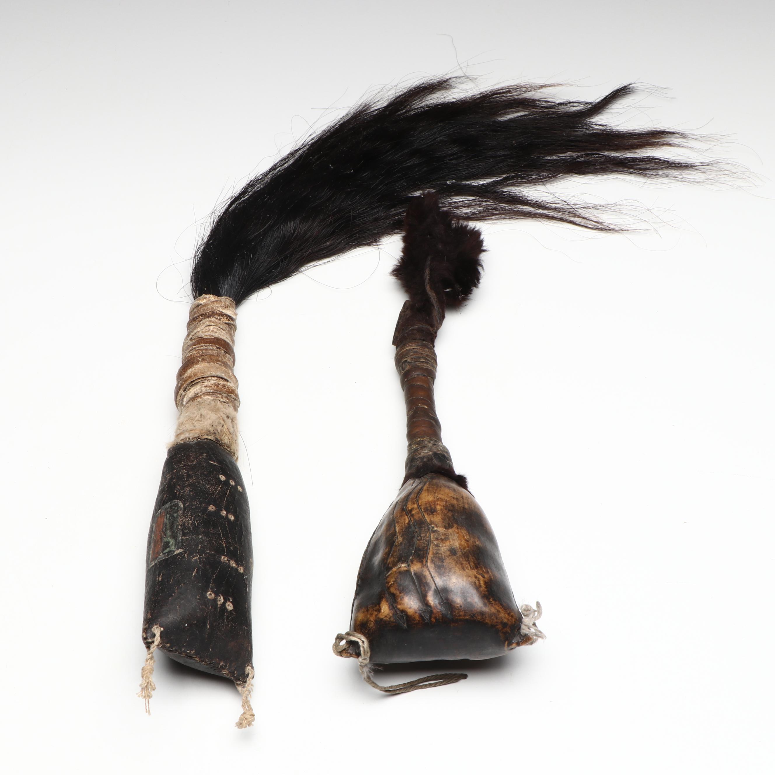 Diné (Navajo) Buffalo Rattles, Late 19th Century | Barnebys