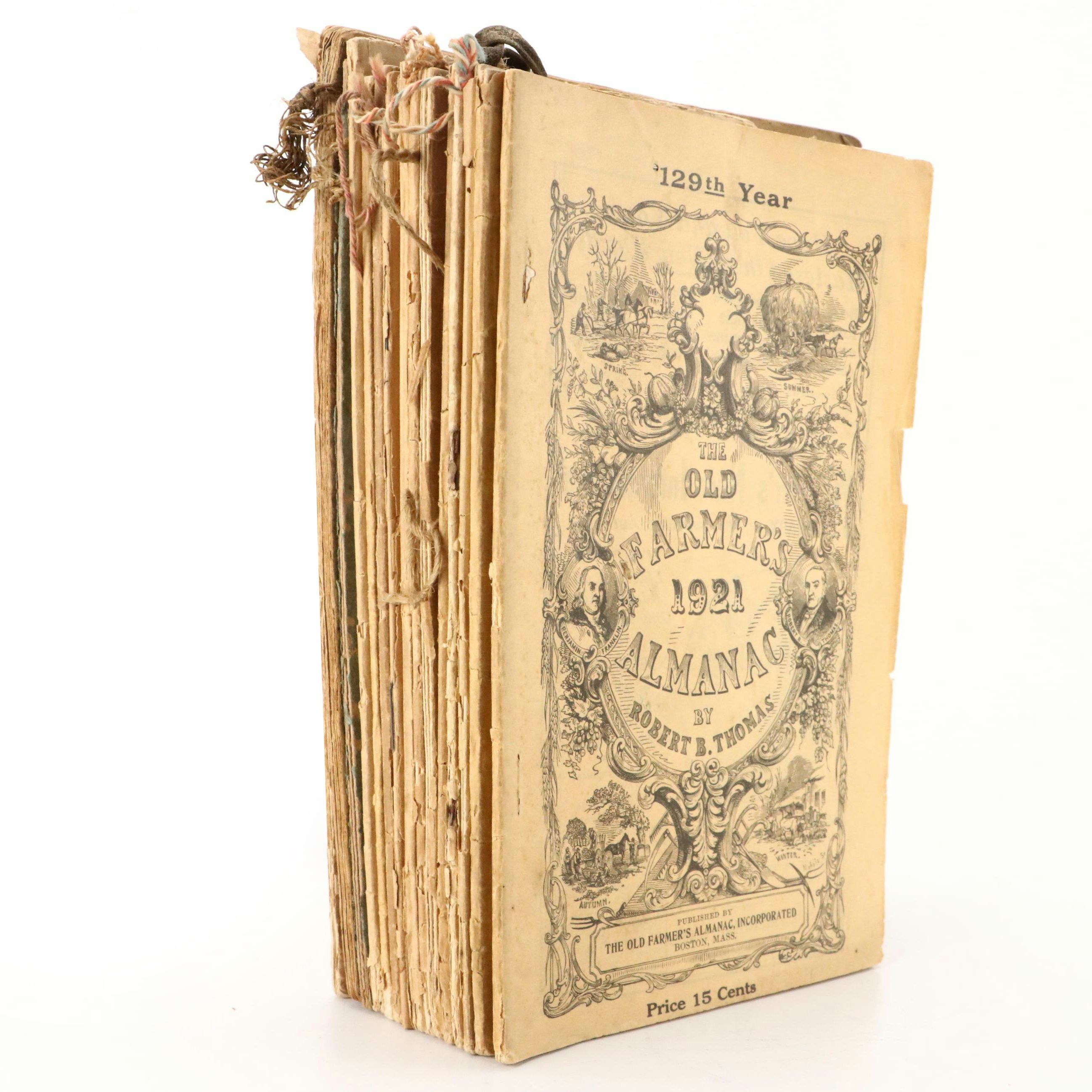 "The Old Farmers Almanac" and More Almanacs, 1791-1928 | Barnebys