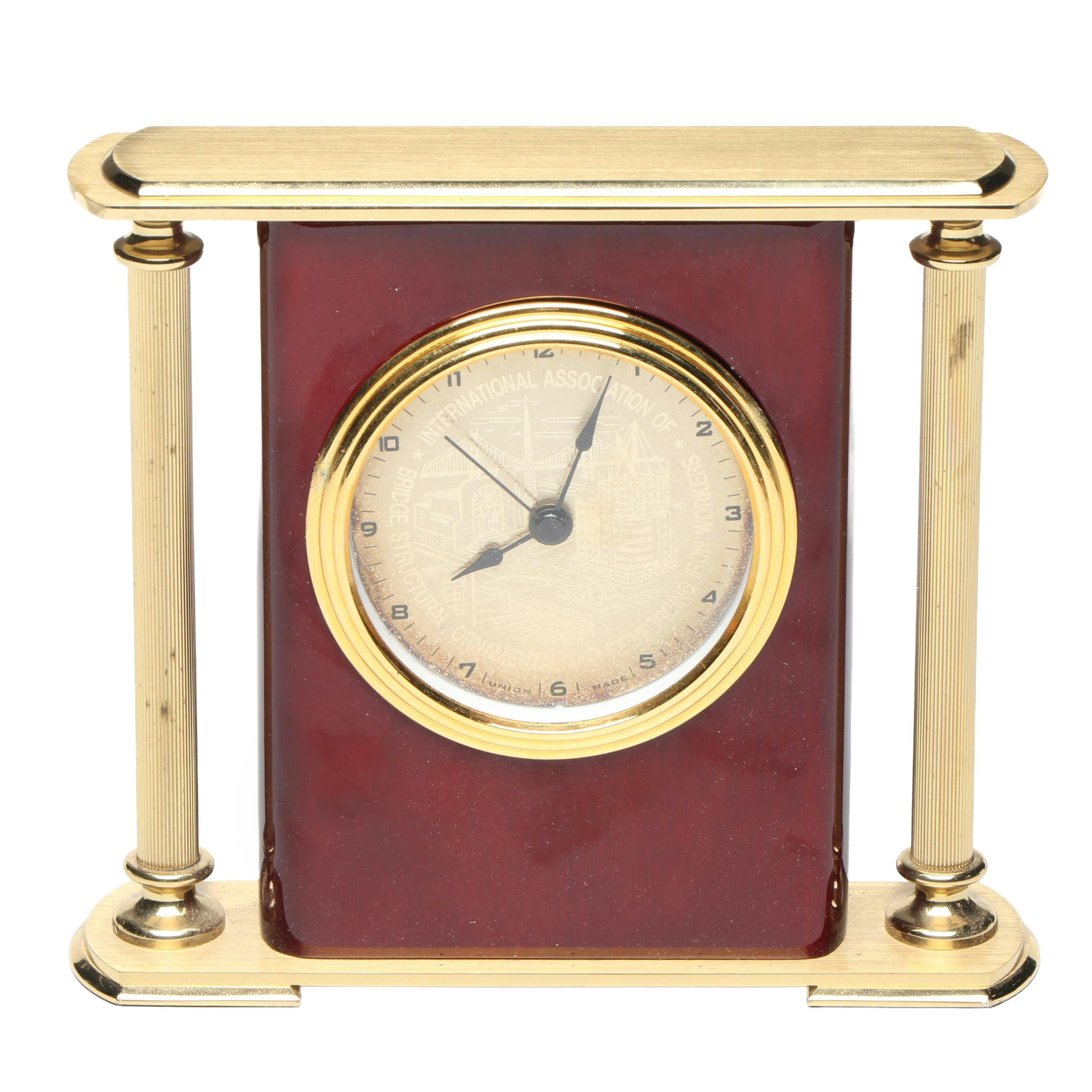 American Clock Co. "The Union Collection" Desk Clock | Barnebys