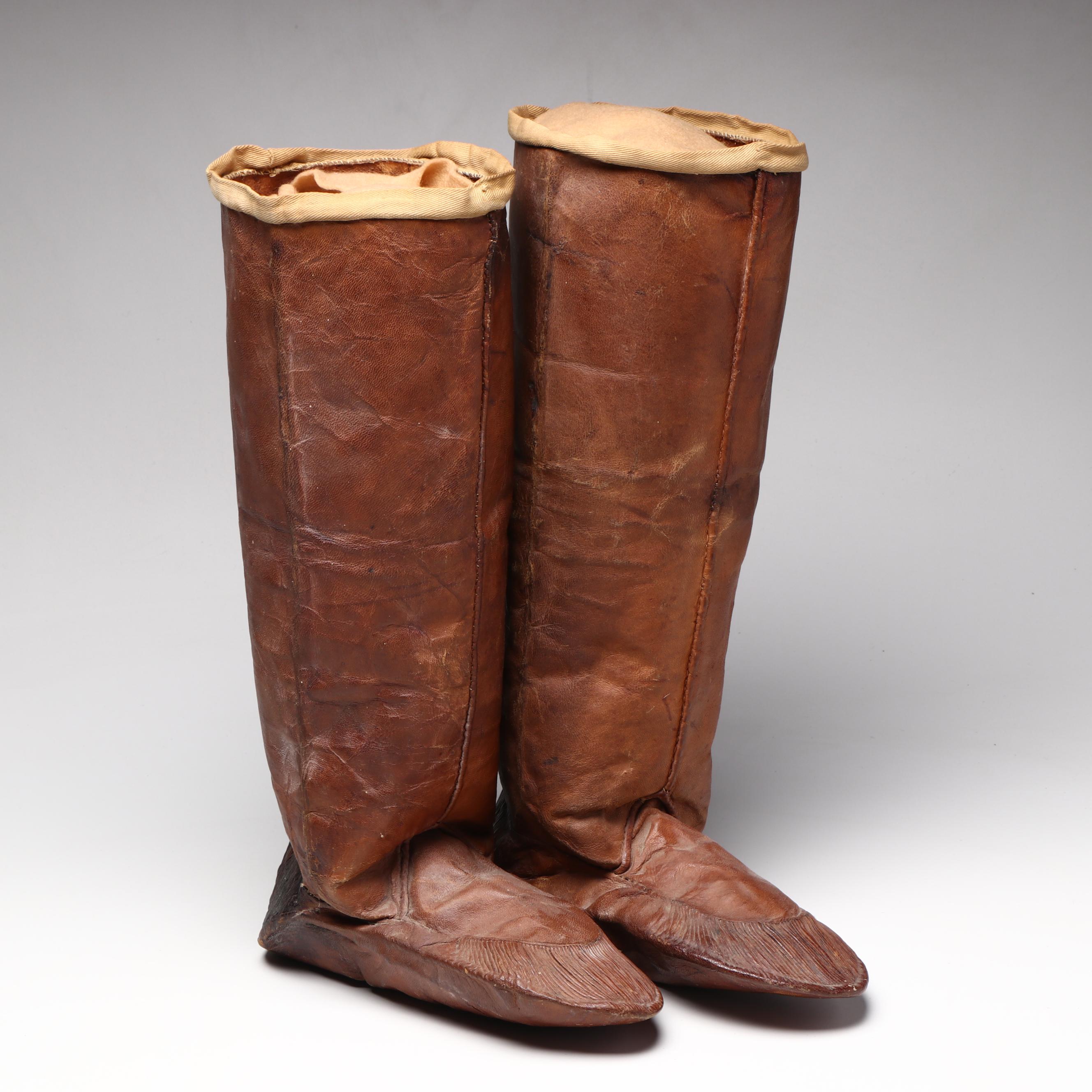 Arctic Indigenous Leather Mukluks | Barnebys