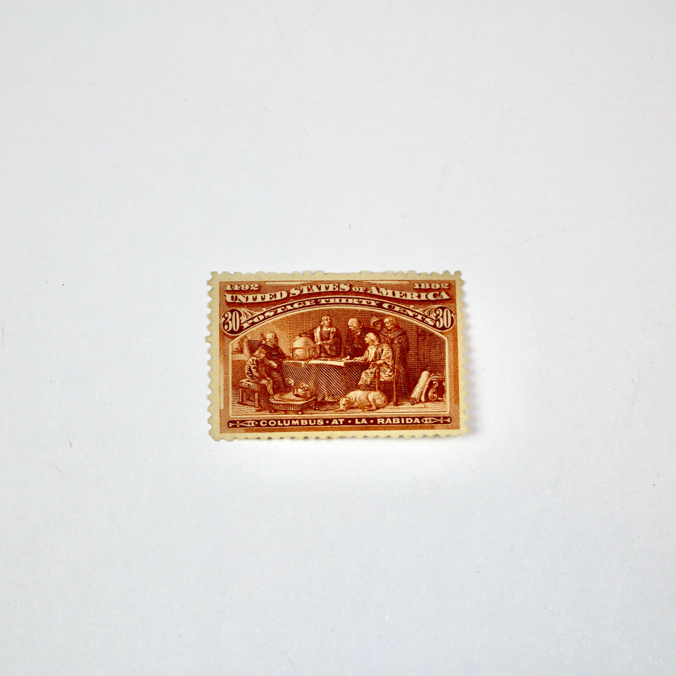 1893 30-Cent Columbian Exposition U.S. Postage Stamp, Scott 239, MH ...