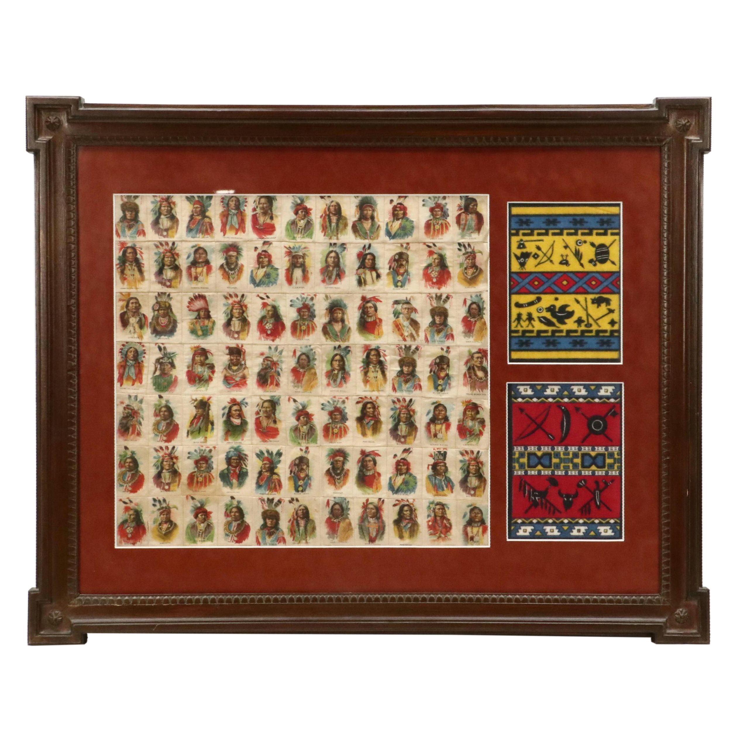 Native American Chief Tobacco Silks and Textile Inserts, Circa 1910 ...