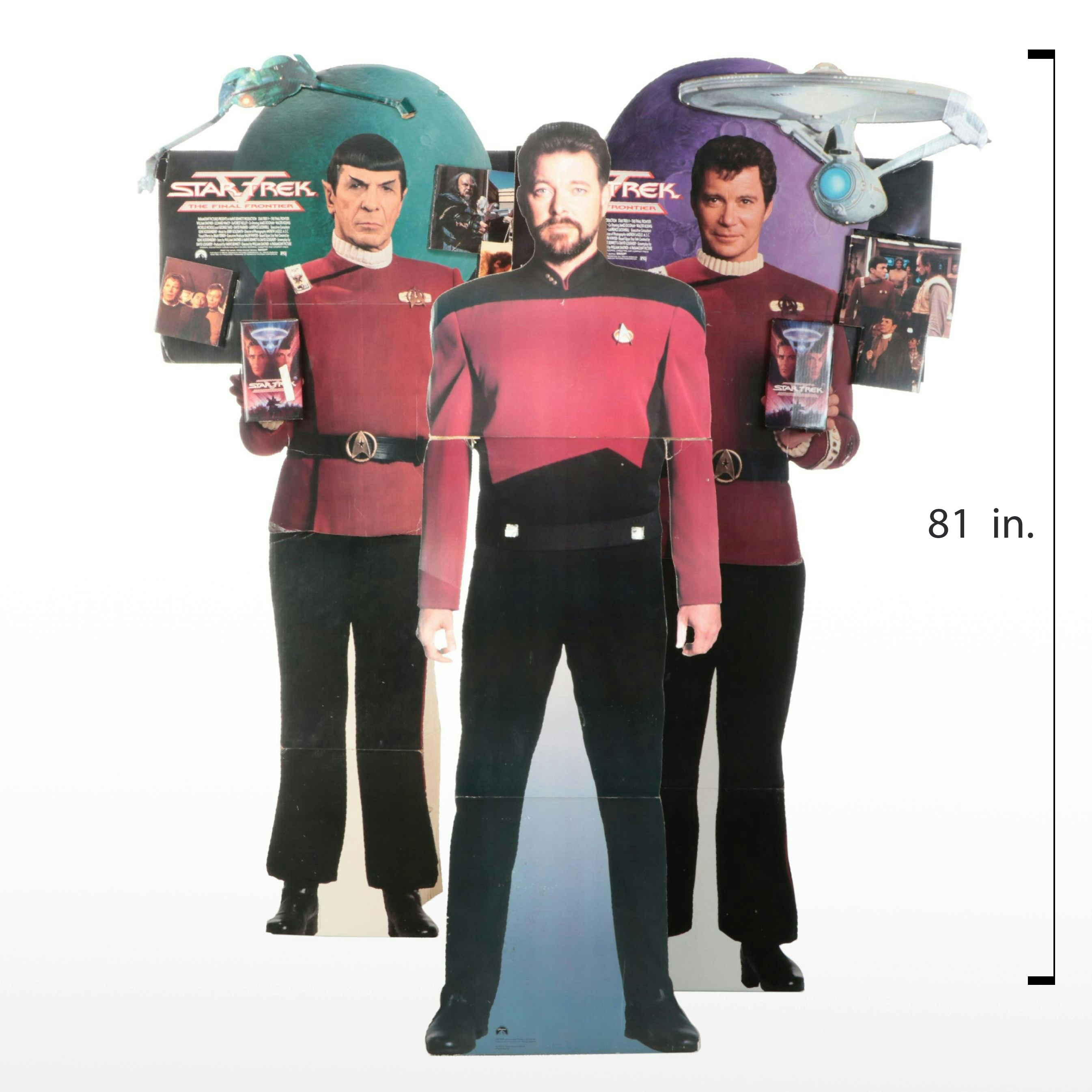 "Star Trek" Cardboard Cutout Standees, Late 20th Century | Barnebys
