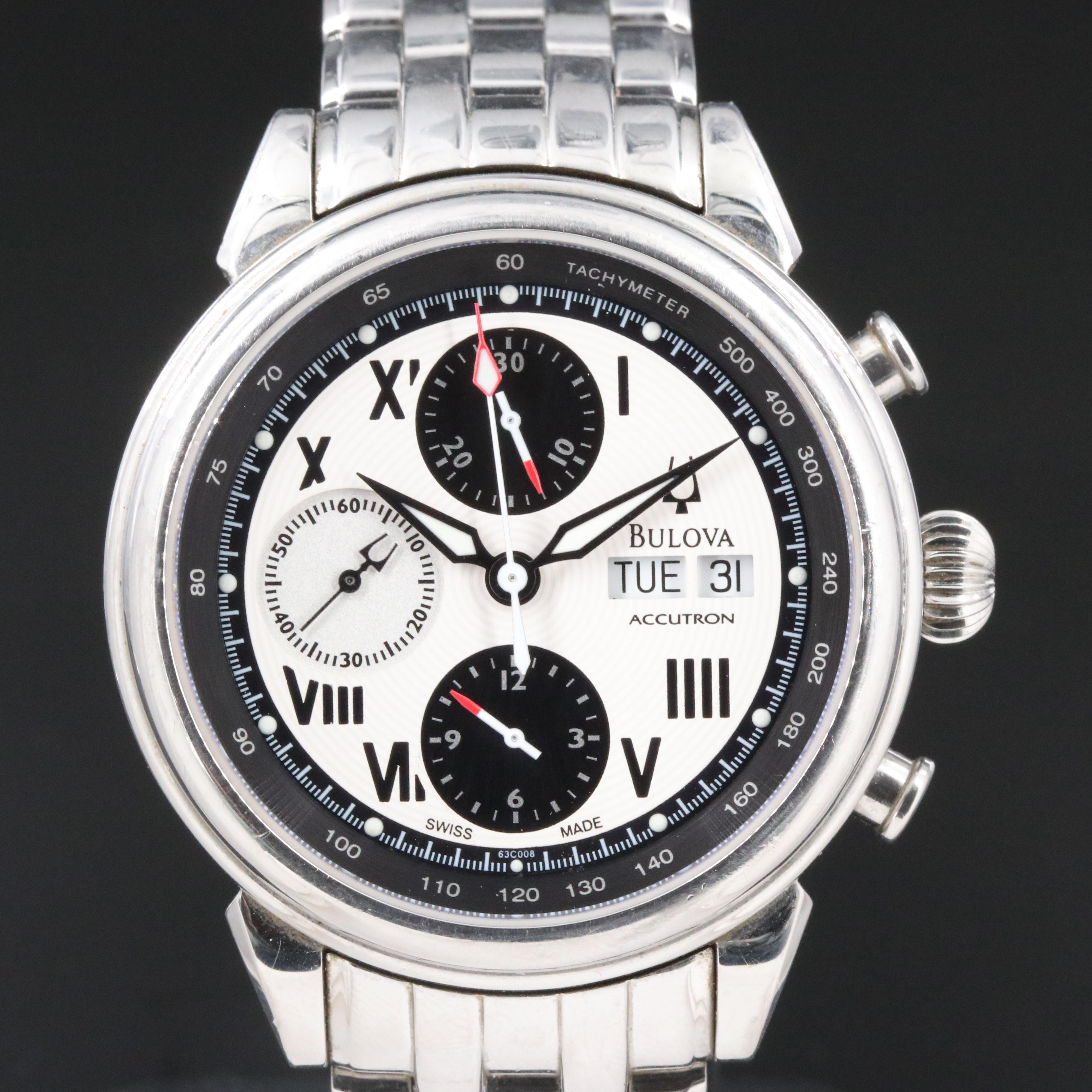 Bulova Accutron Gemini Chronograph Watch | Barnebys