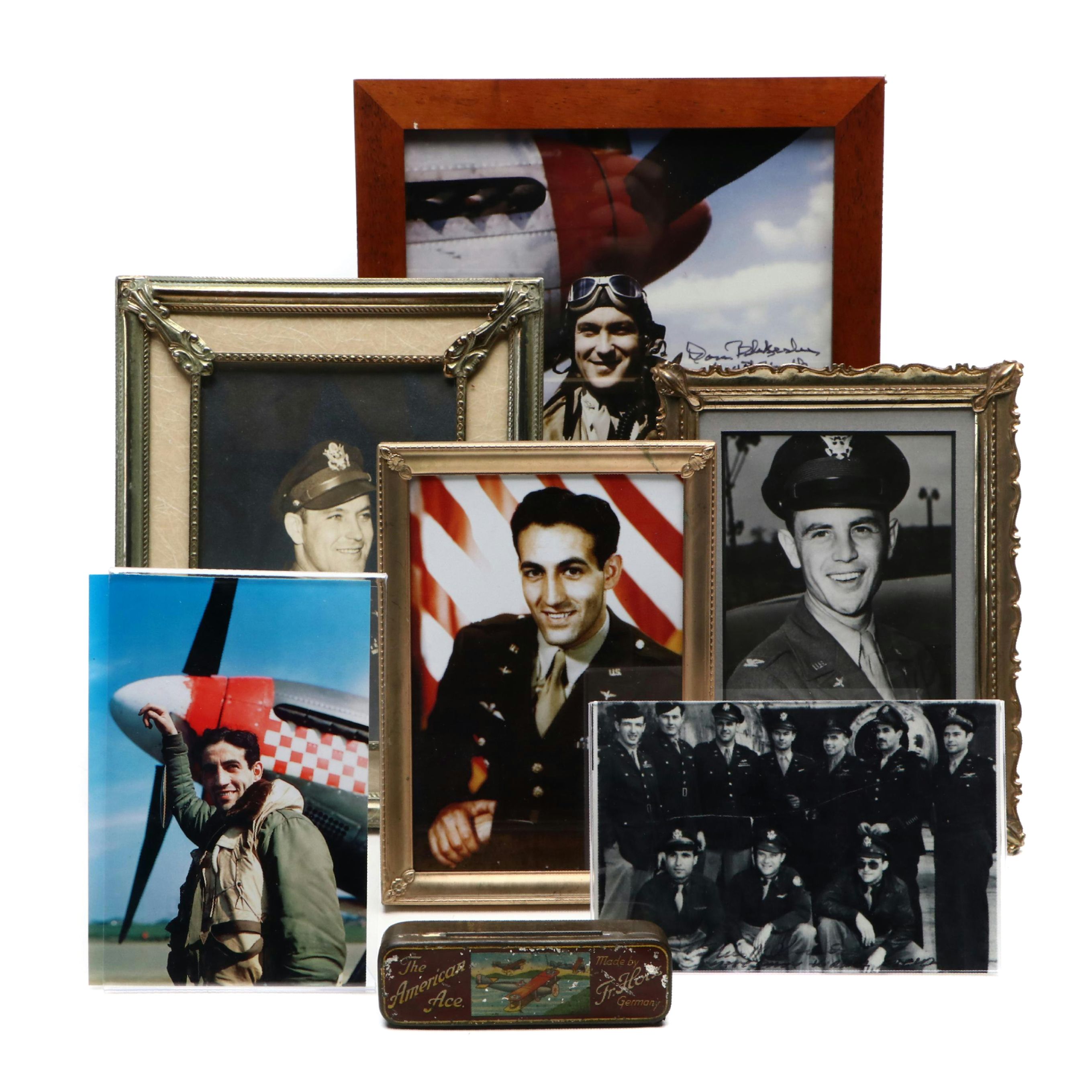 Donald J. M. Blakeslee, Hubert Zemke and Other World War II Era Pilot ...
