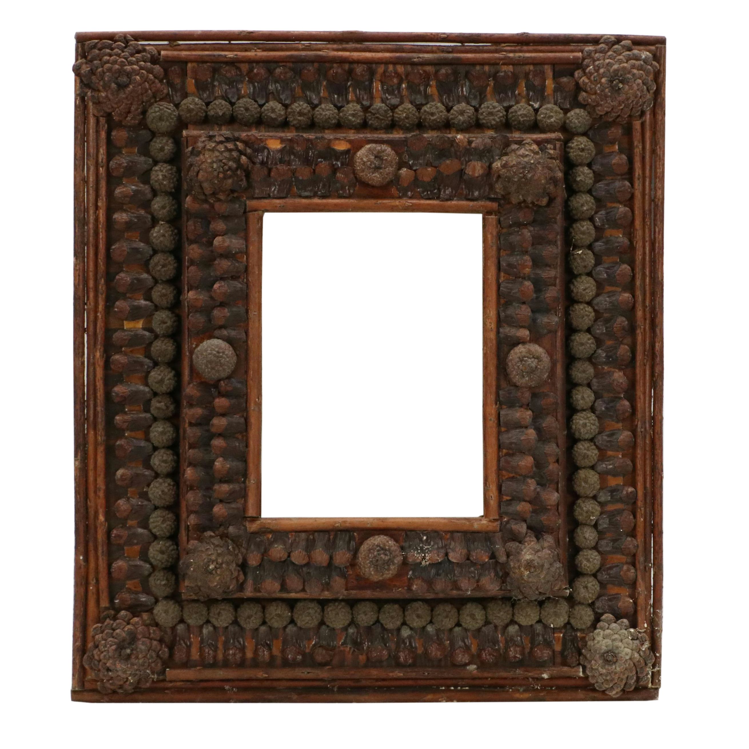 Robert Beaven Handmade Wooden Folk Art Frame, 20th Century | Barnebys