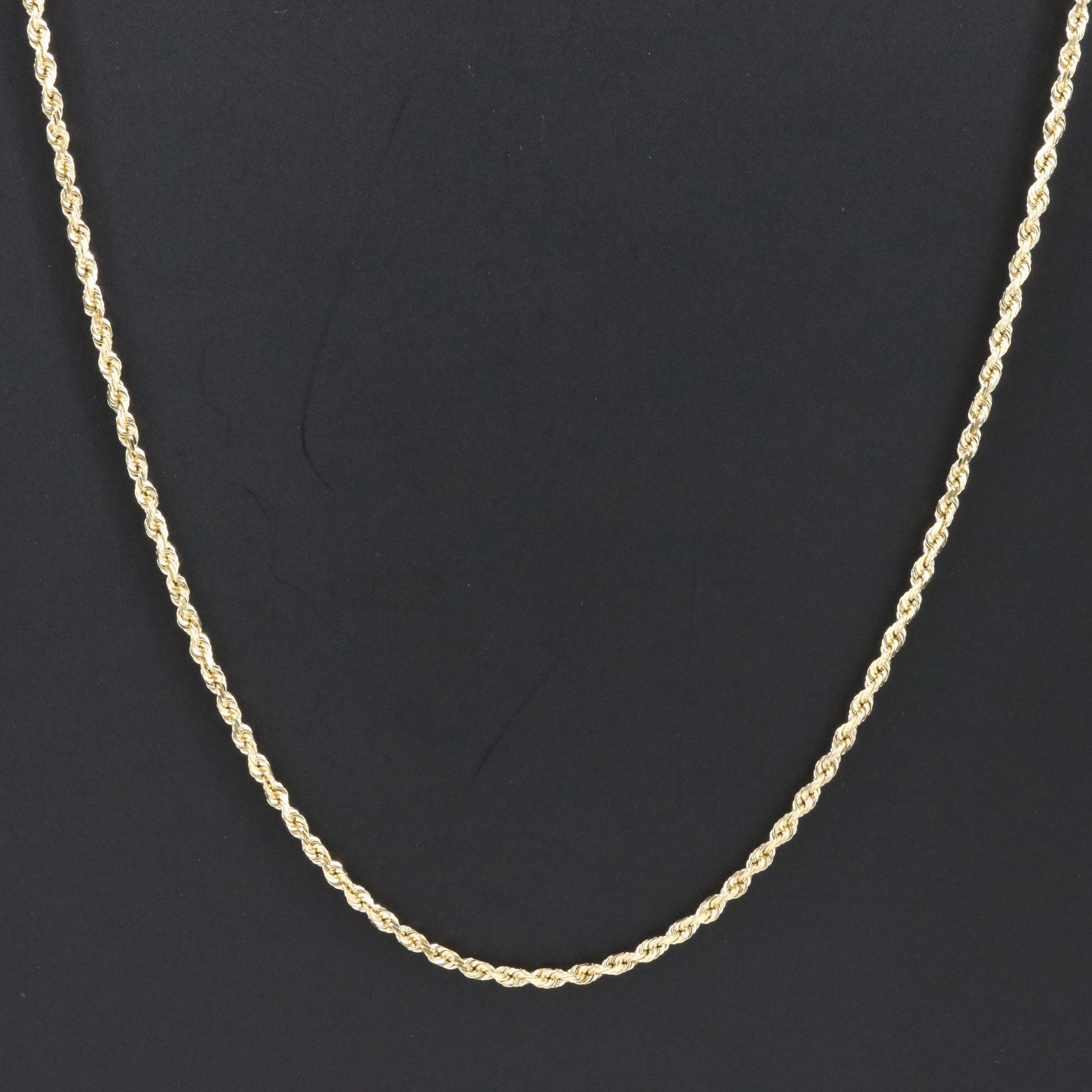 14K Rope Chain Necklace | Barnebys