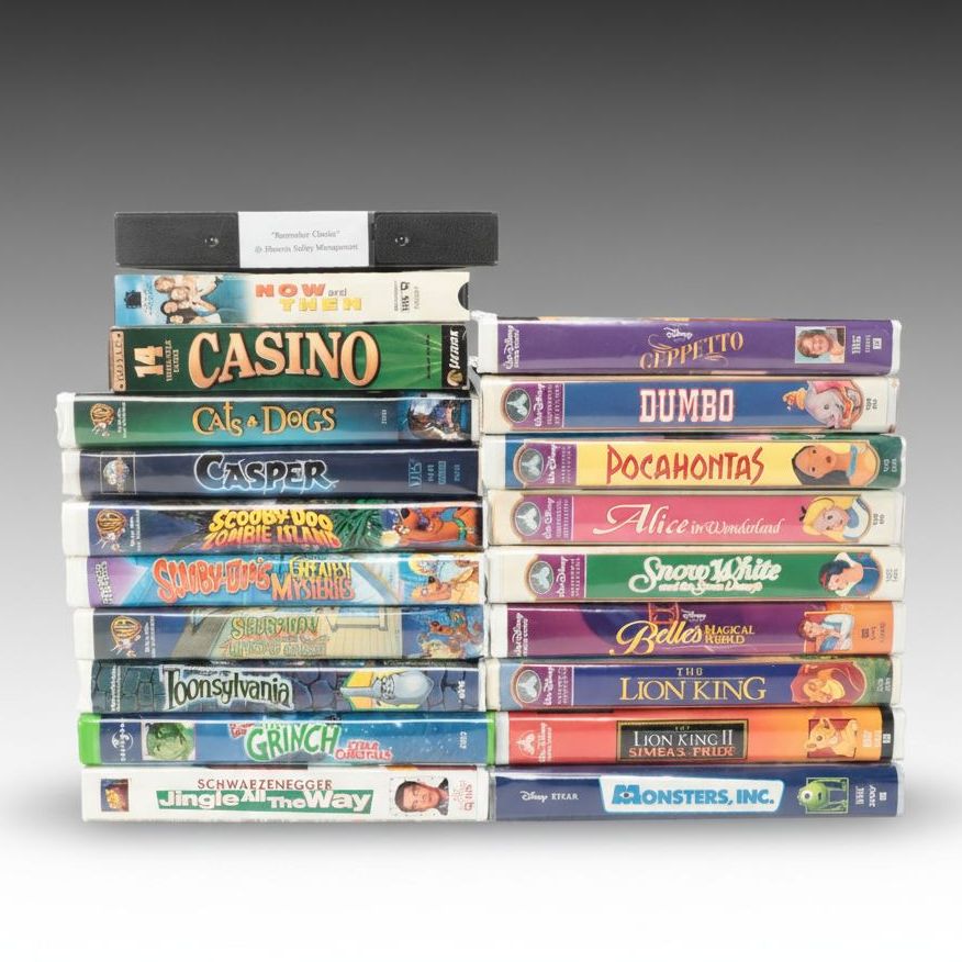 Disney "Alice in Wonderland", "The Lion King" and Other VHS Tapes ...