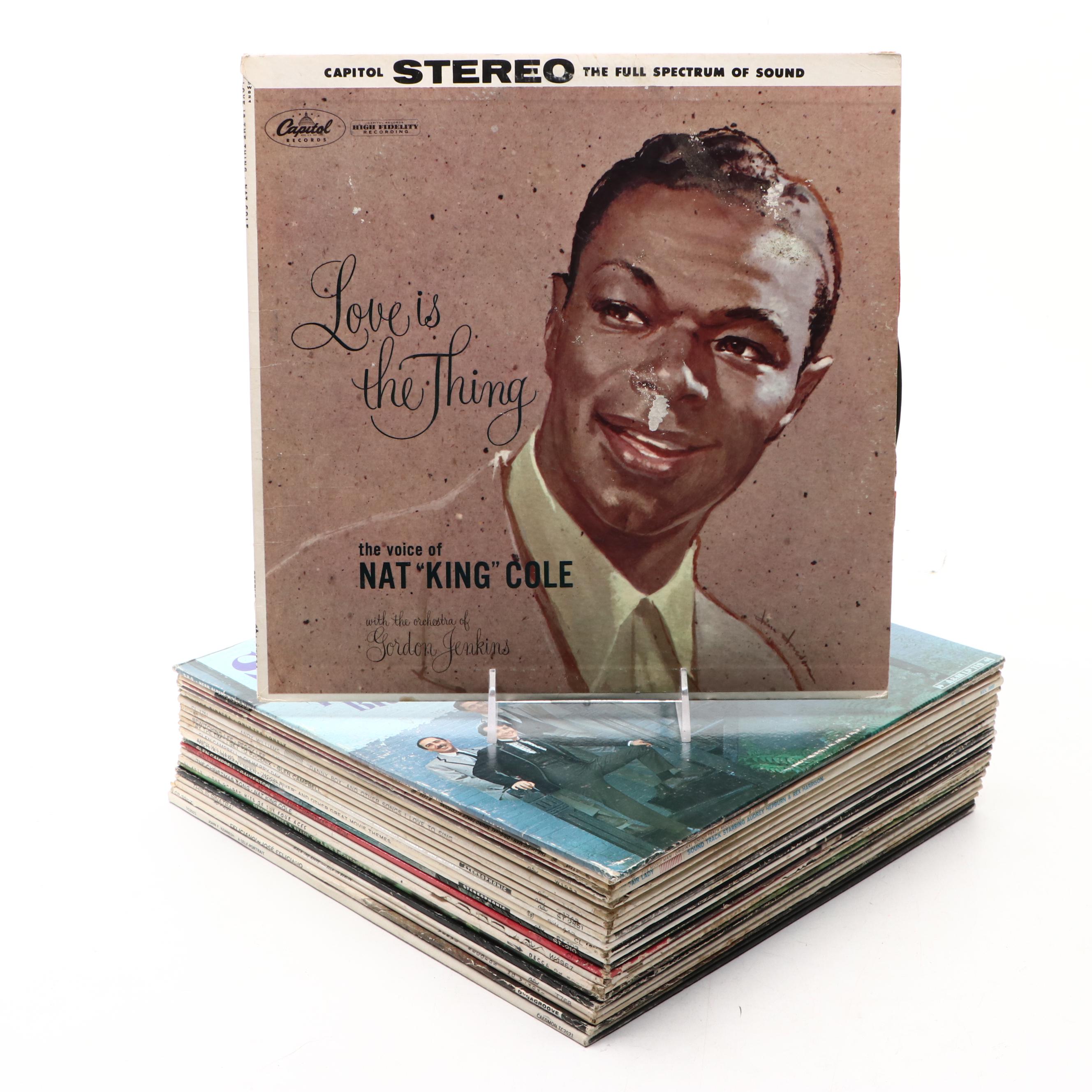Nat King Cole, Glen Campbell, Andy Williams, Frank Sinatra & More Vinyl ...