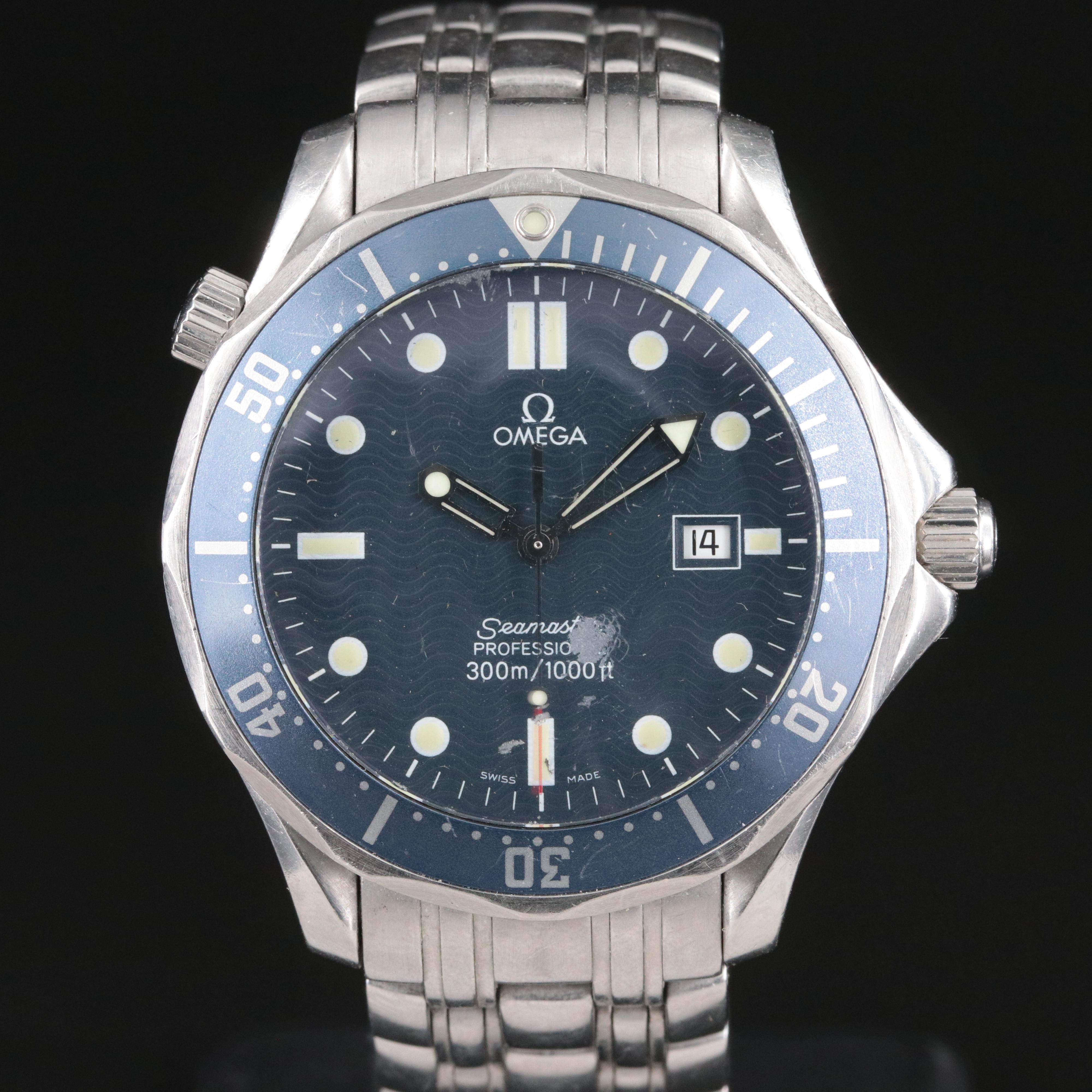 1998 Omega Seamaster Professional 300m Watch | Barnebys