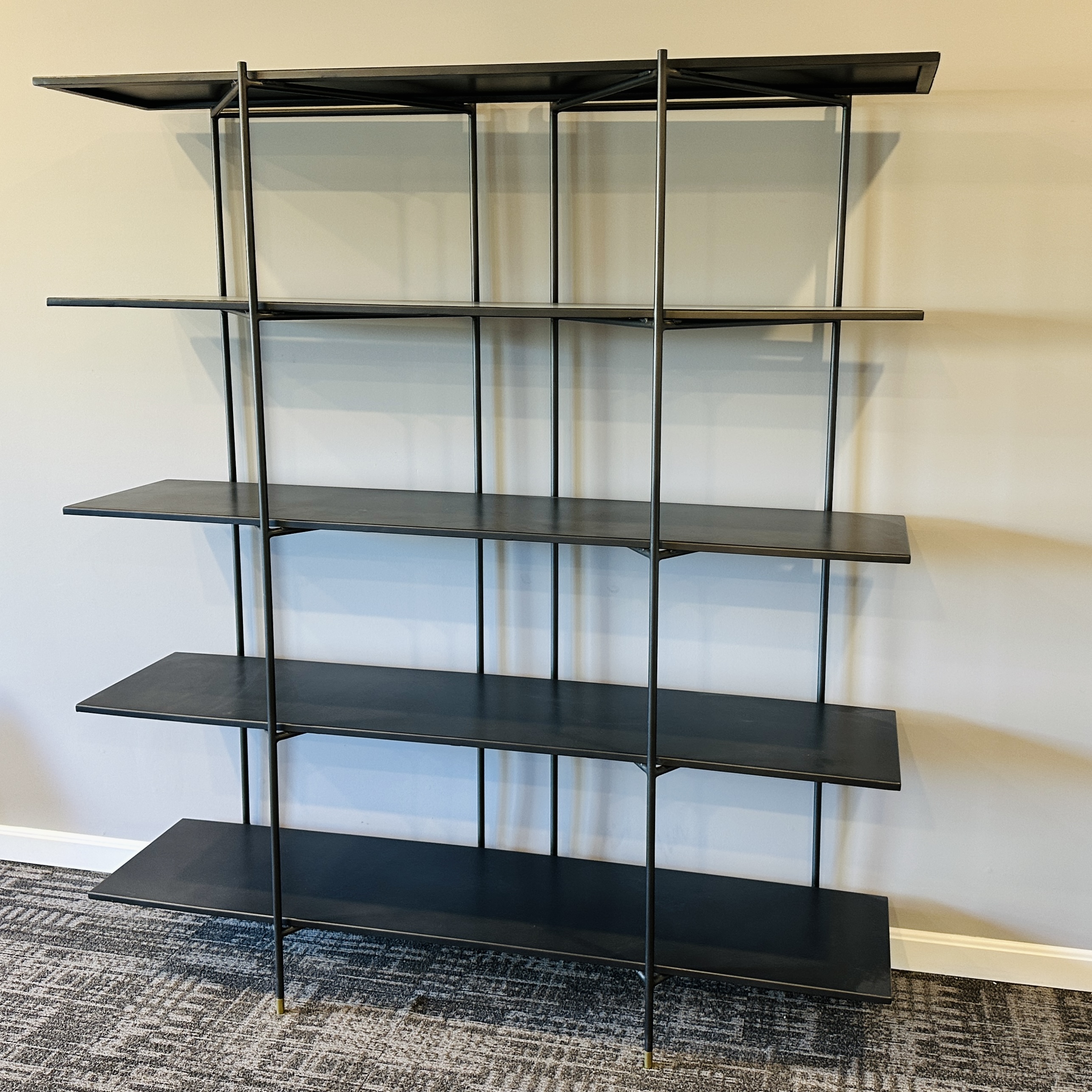 Four Hands "Libby" Modernist Style Wood and Metal Étagère | Barnebys