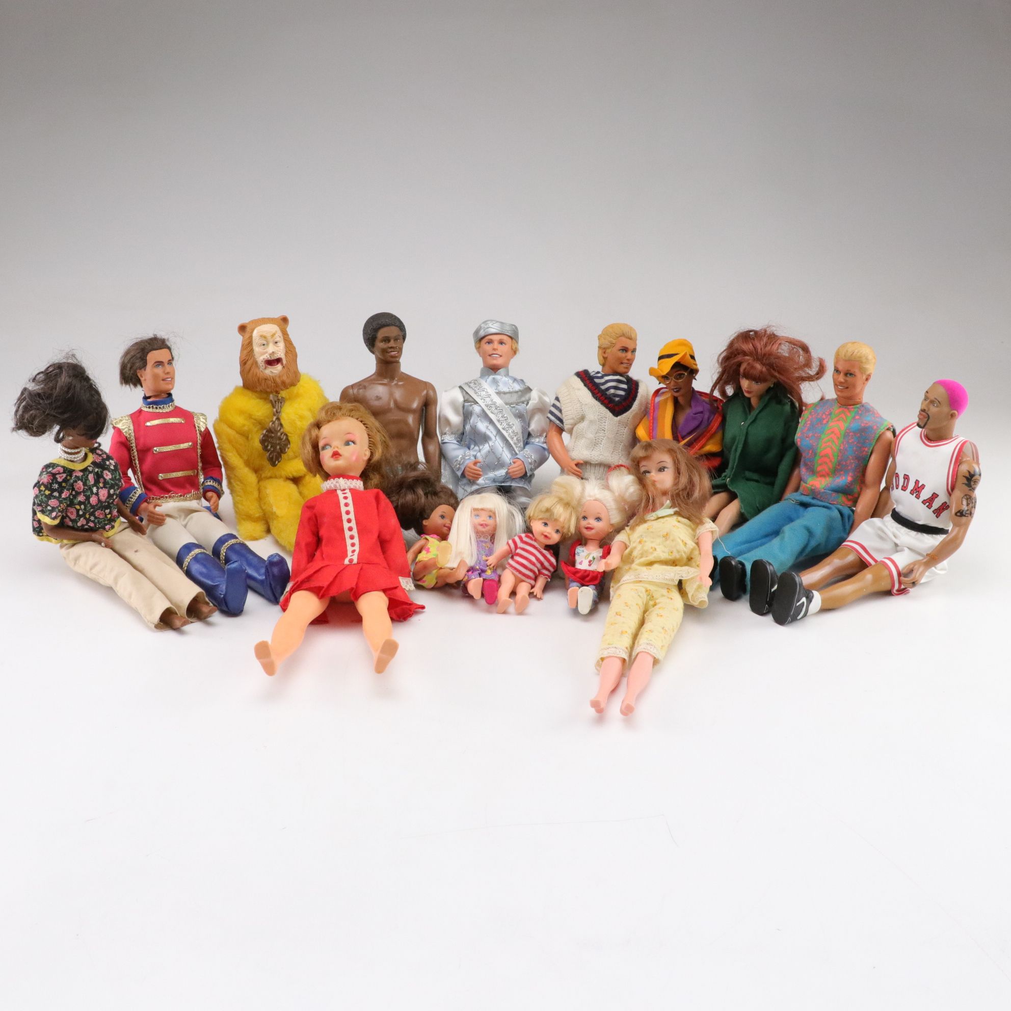 Mattel's "Swan Lake" Ken with Cowardly Lion, Dennis Rodman & Other ...