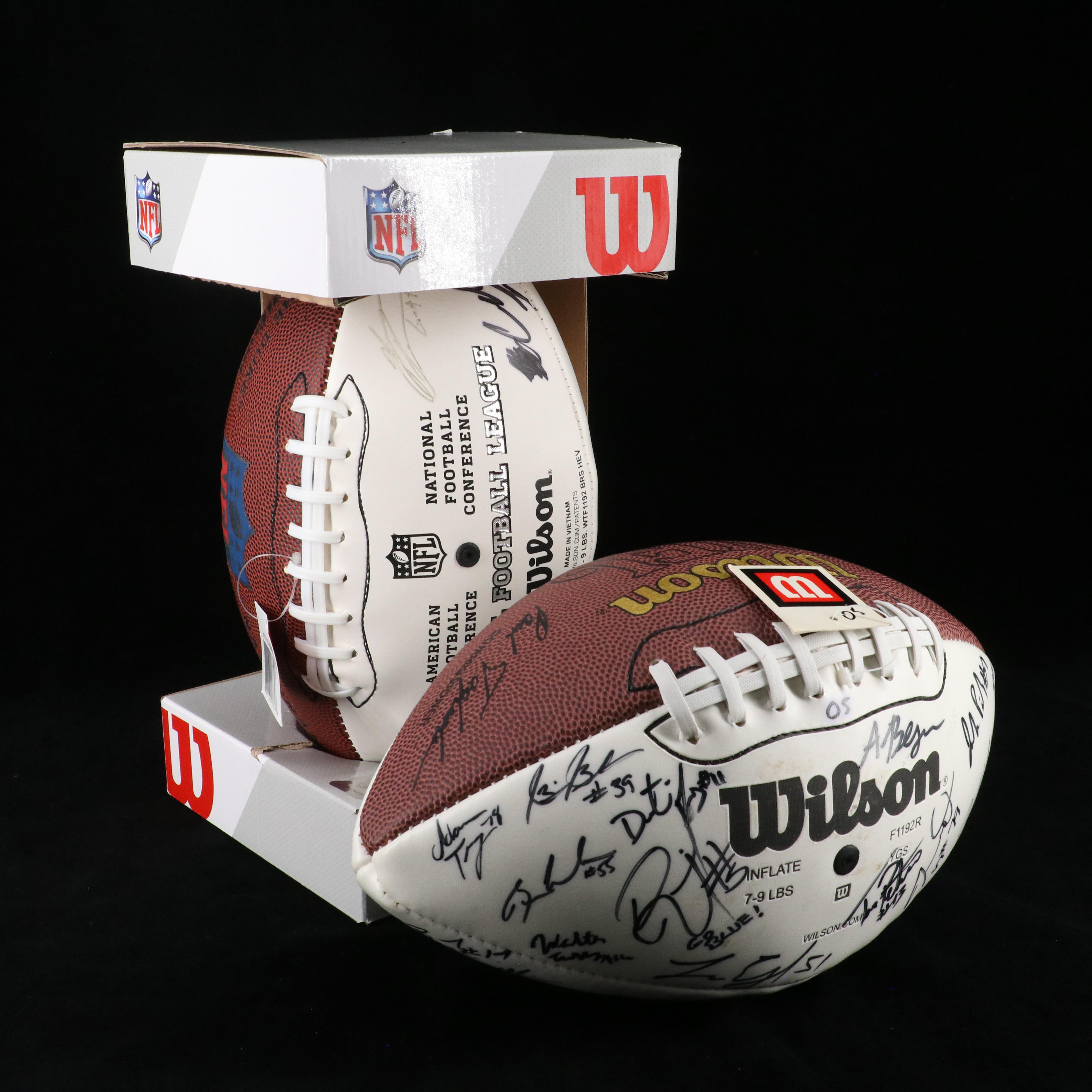 2005 NFL Draft Class Signed Football Featuring Vincent Fuller with More ...
