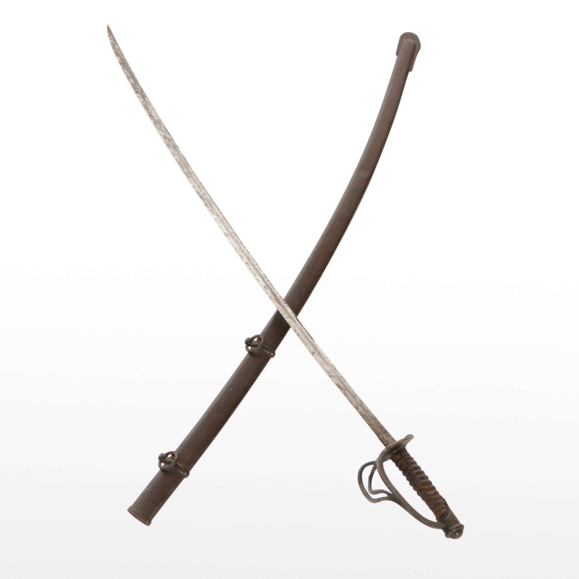Christopher Roby Civil War Era 1864 Cavalry Saber with Metal Scabbard ...