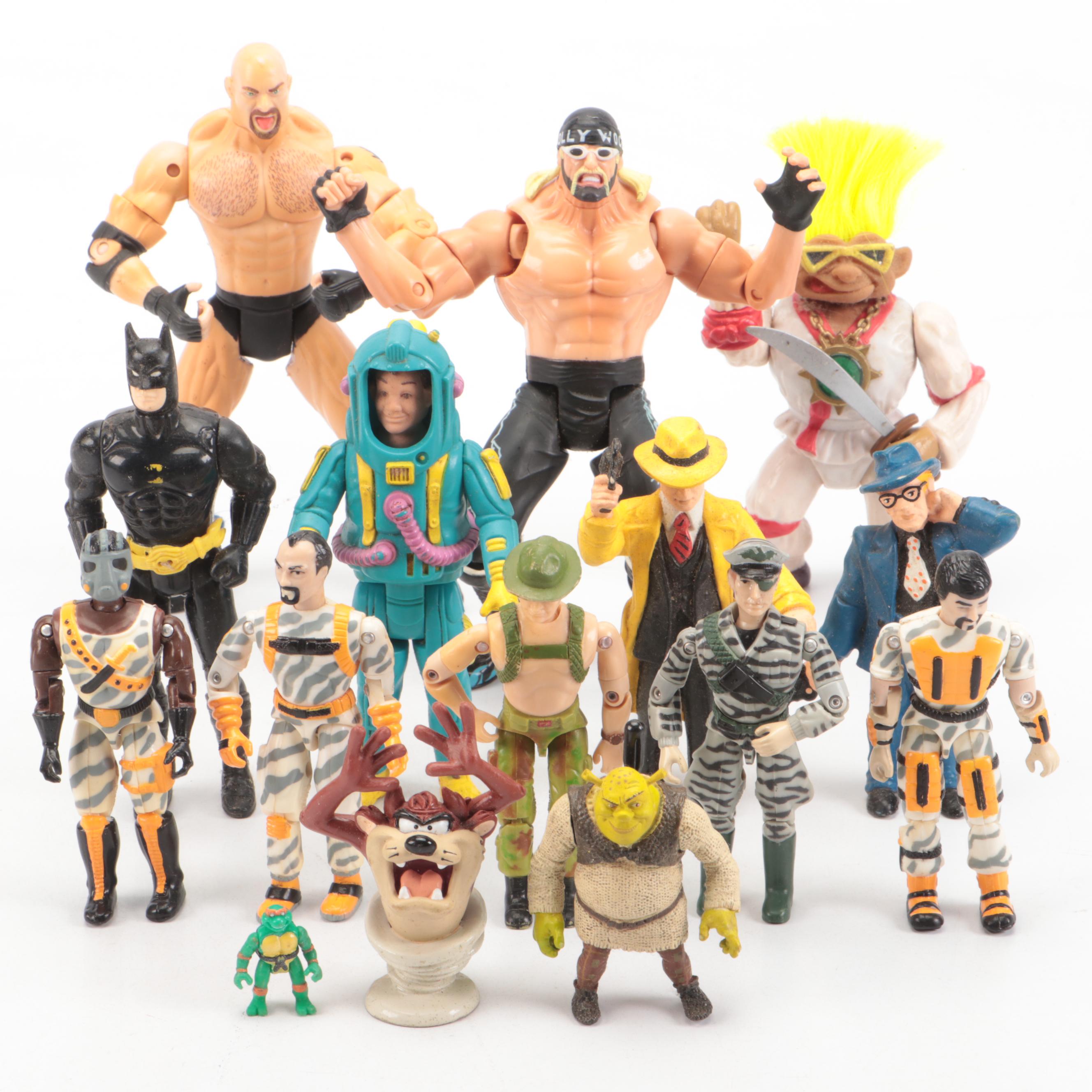 WCW Hollywood Hulk Hogan, Bill Goldberg Slam 'N Crunch and Other Action ...