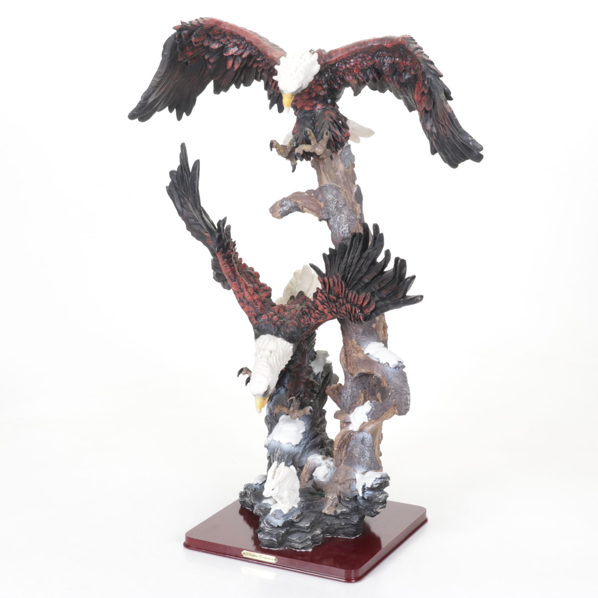 Yanglin Collection Swooping Eagles Resin Statue | Barnebys