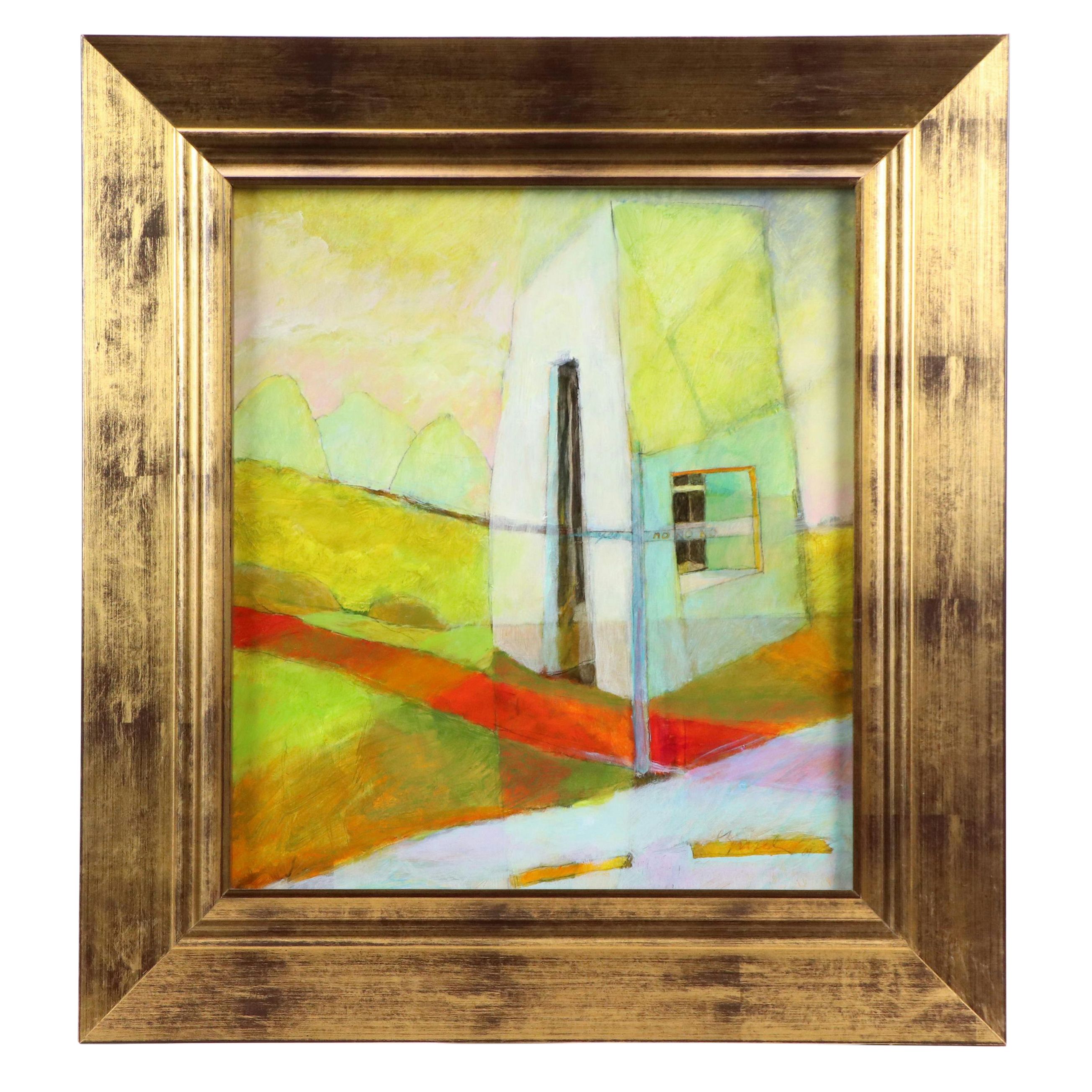 Carolyn Young Hisel Oil Painting "The Clear Sign," 2001 | Barnebys