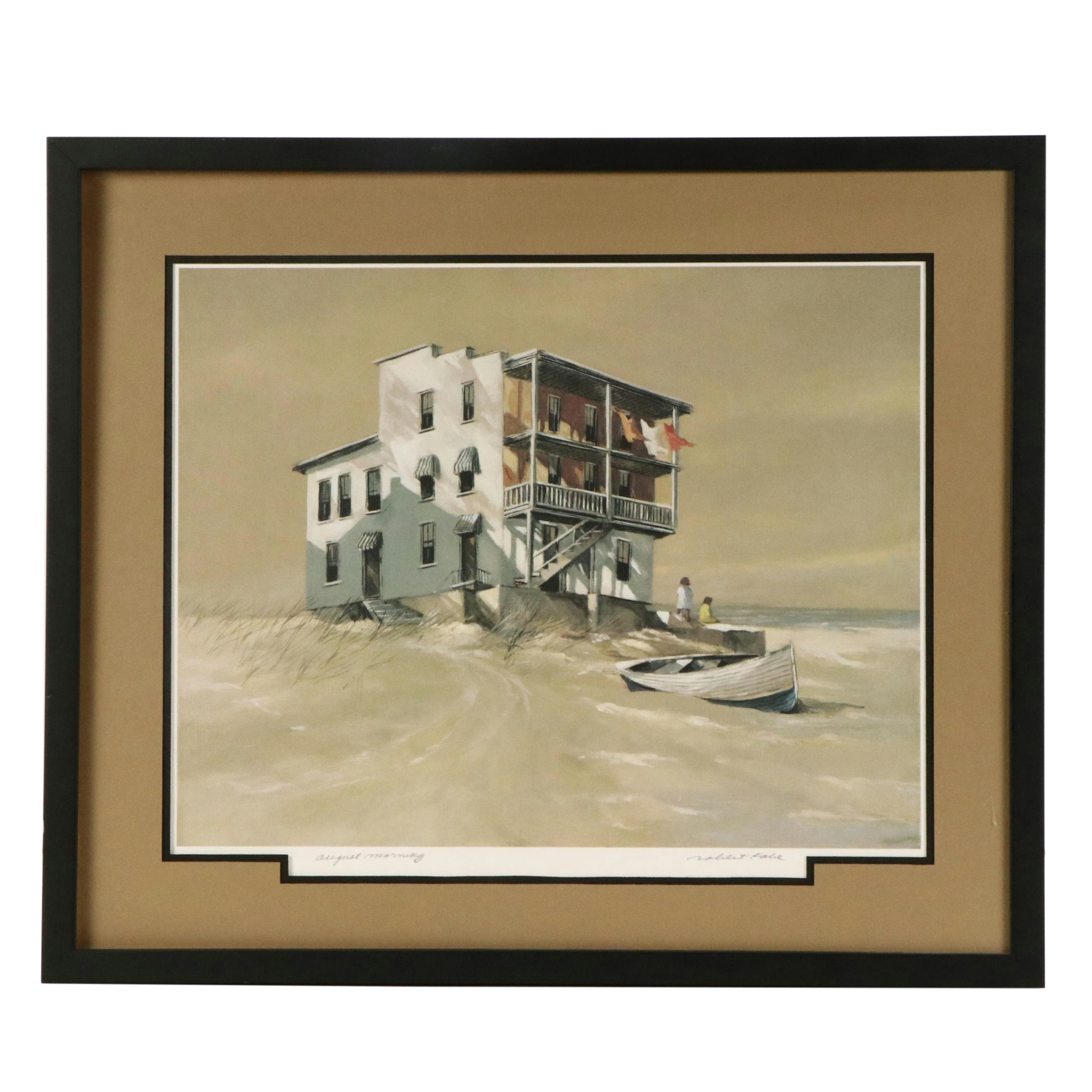Robert Fabe Offset Lithograph "August Morning," Mid-20th Century | Barnebys