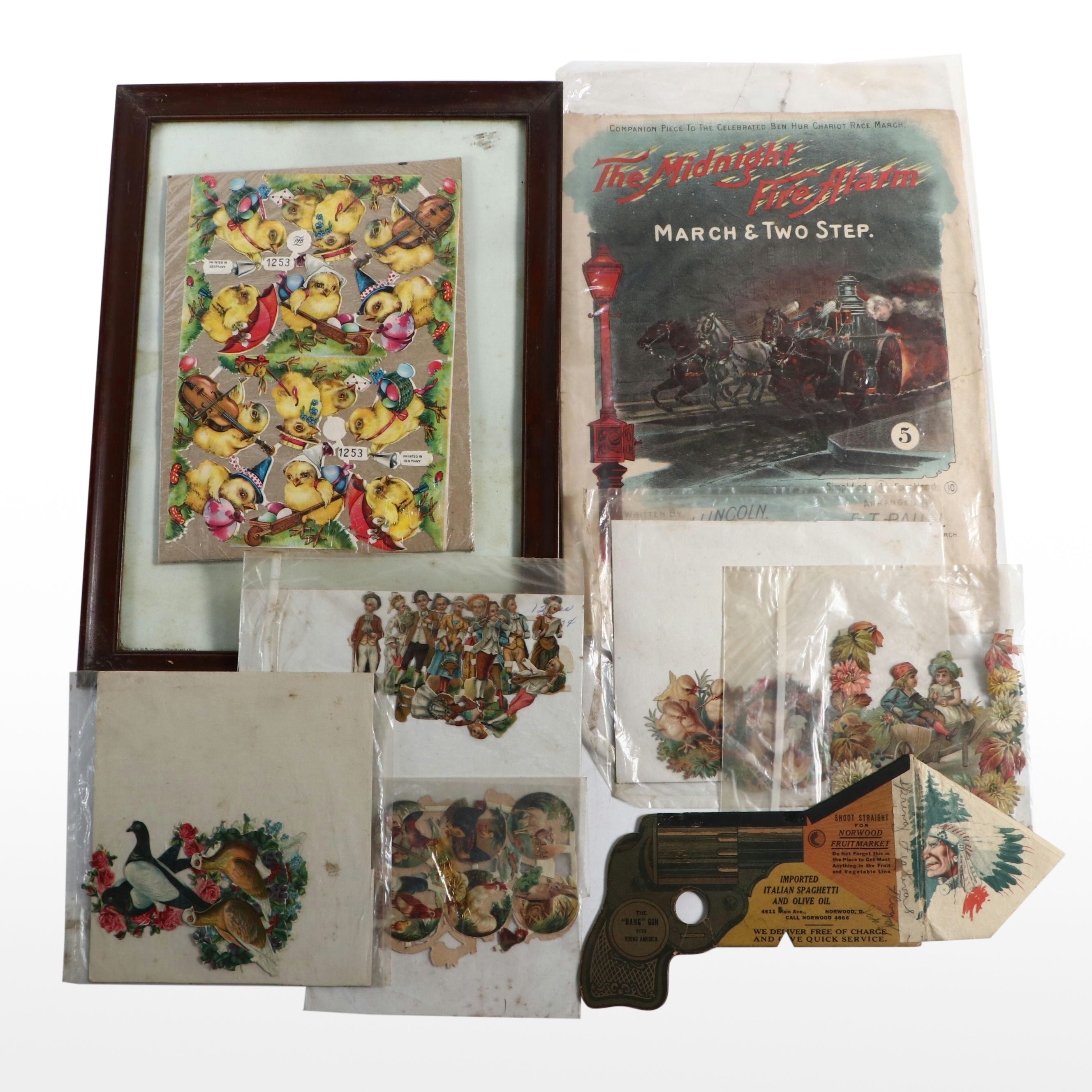 World War I Era Foch, Pershing and Haig Wall Hanging with Die Cuts and ...