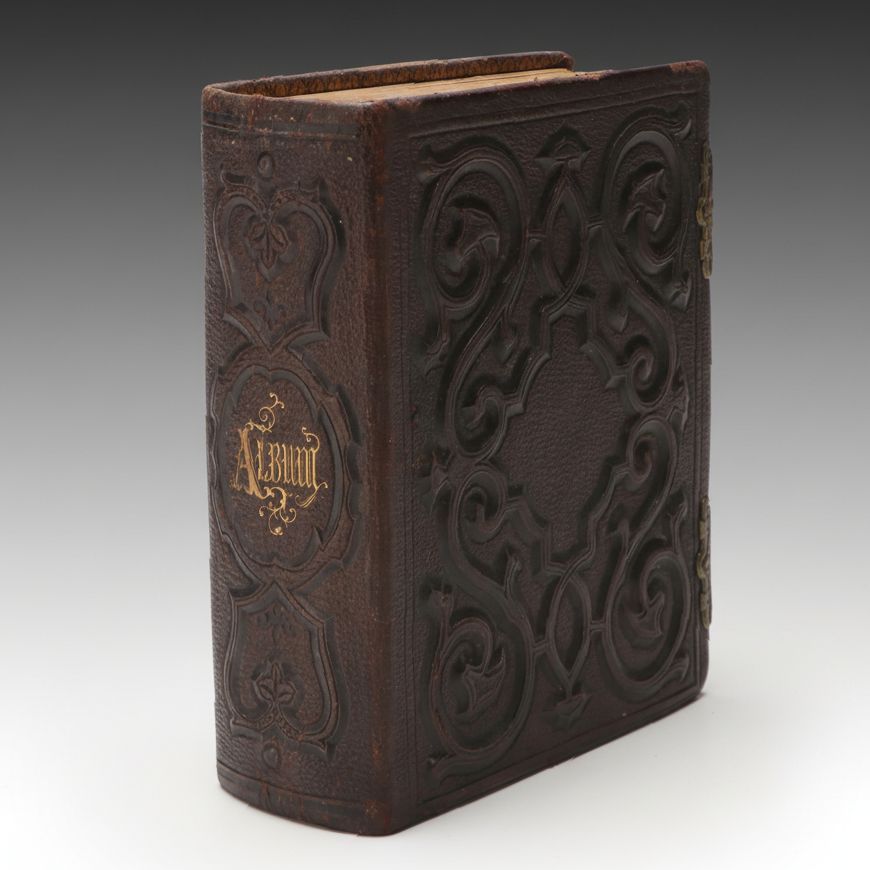 Tintype with Other Photos of Men, Women and Children, Late 19th/Early ...