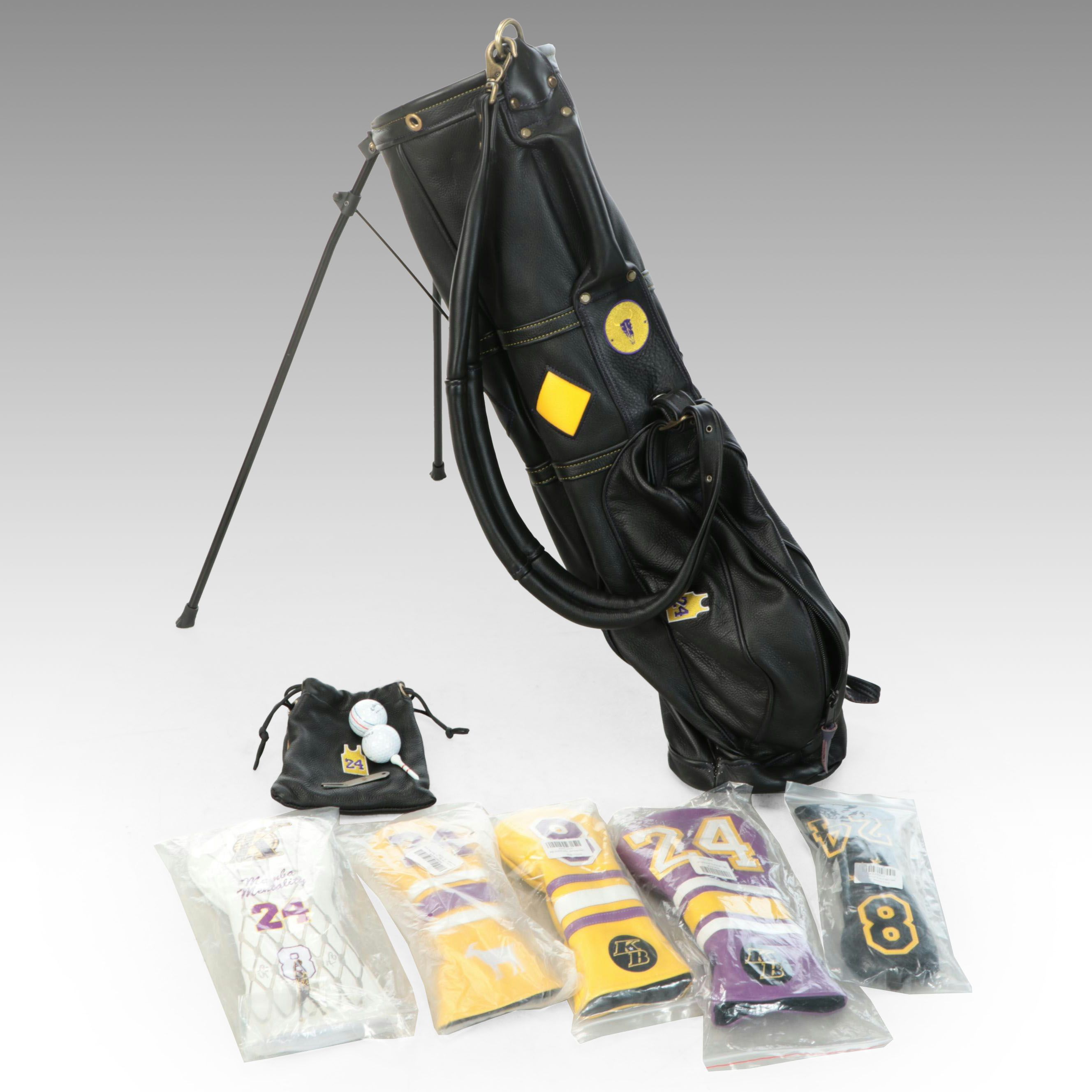 Kobe Bryant KB Golf Driver Head Covers with Bag and More | Barnebys