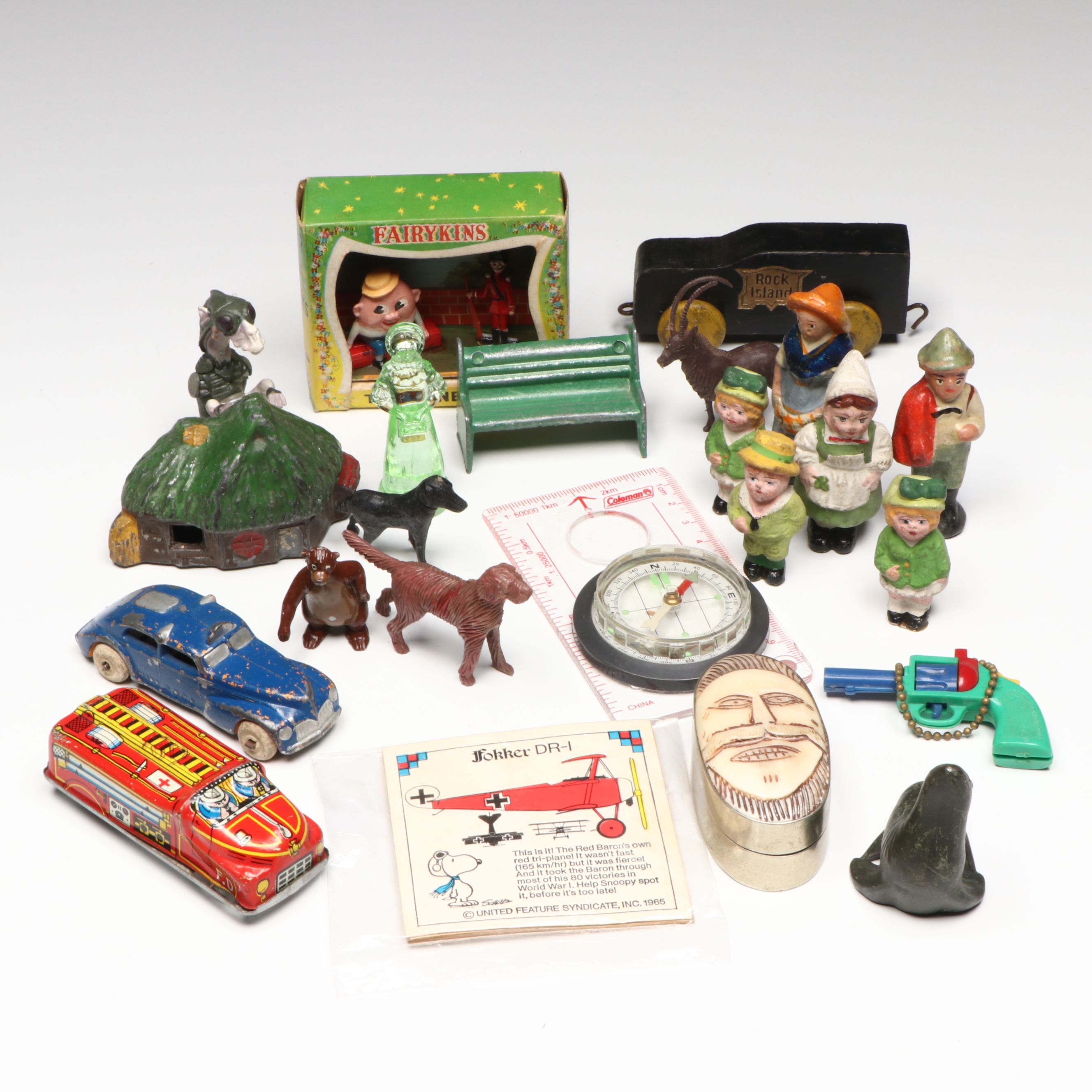 "Fairykins" TV Scenes by Marx with More Vintage Toys and Figurines ...
