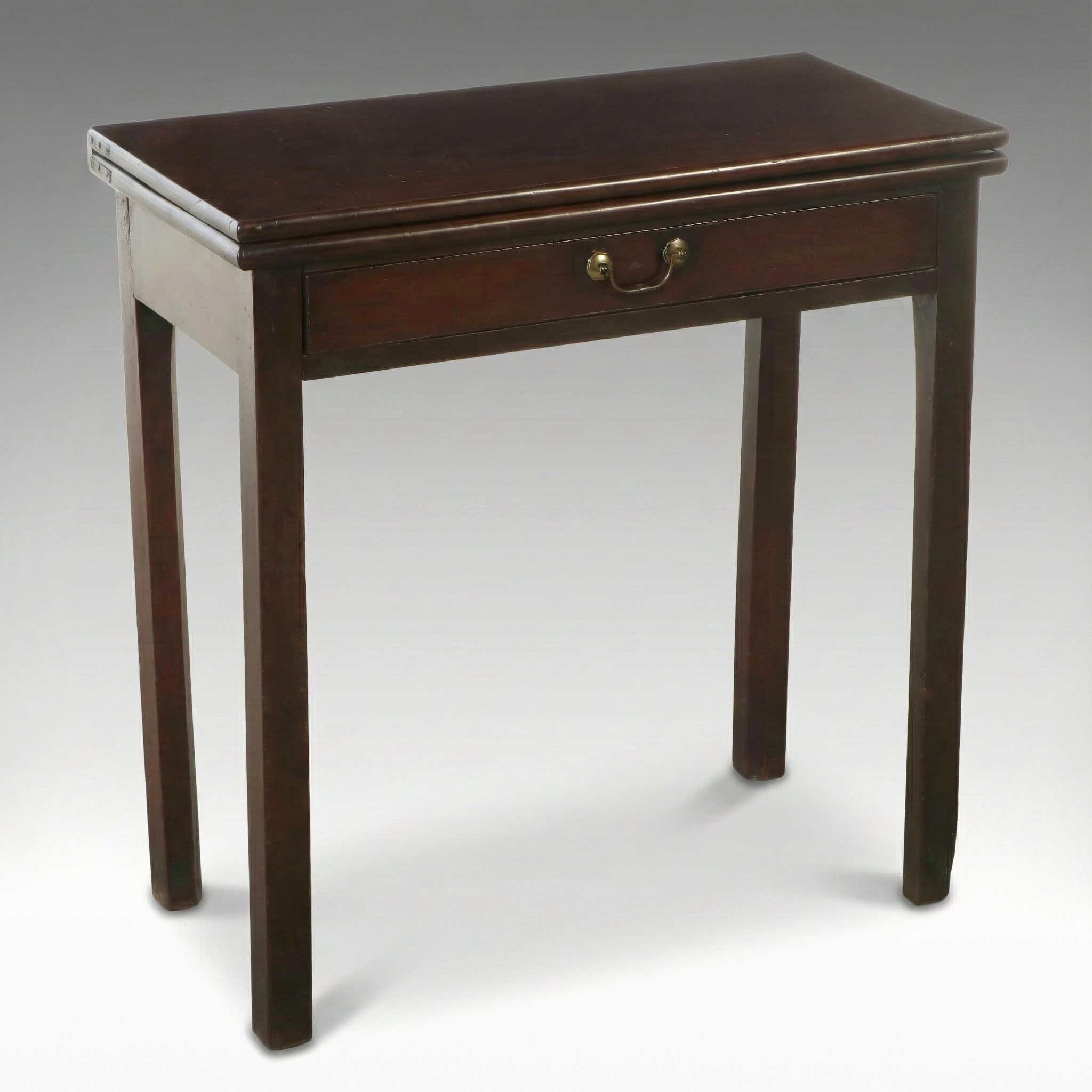 George III Style Mahogany Flip-Top Games Table, Late 18th/Early 19th ...