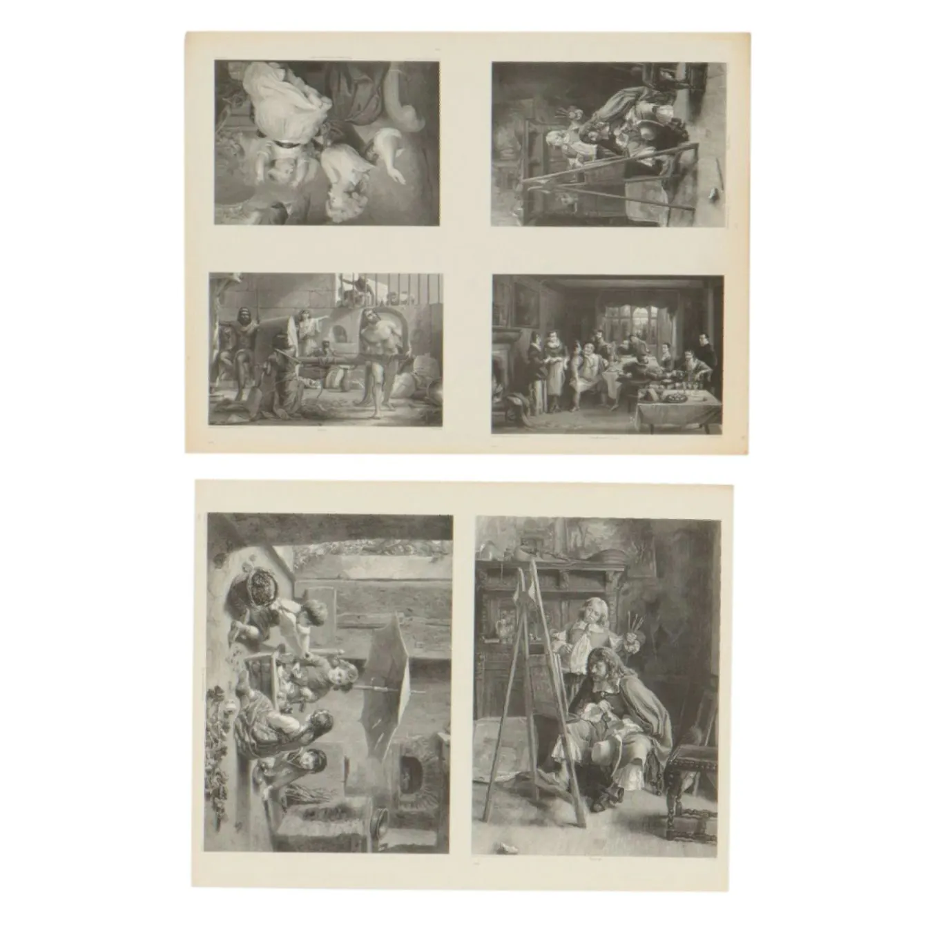 American Screen Process Uncut Lithograph Sheets with 