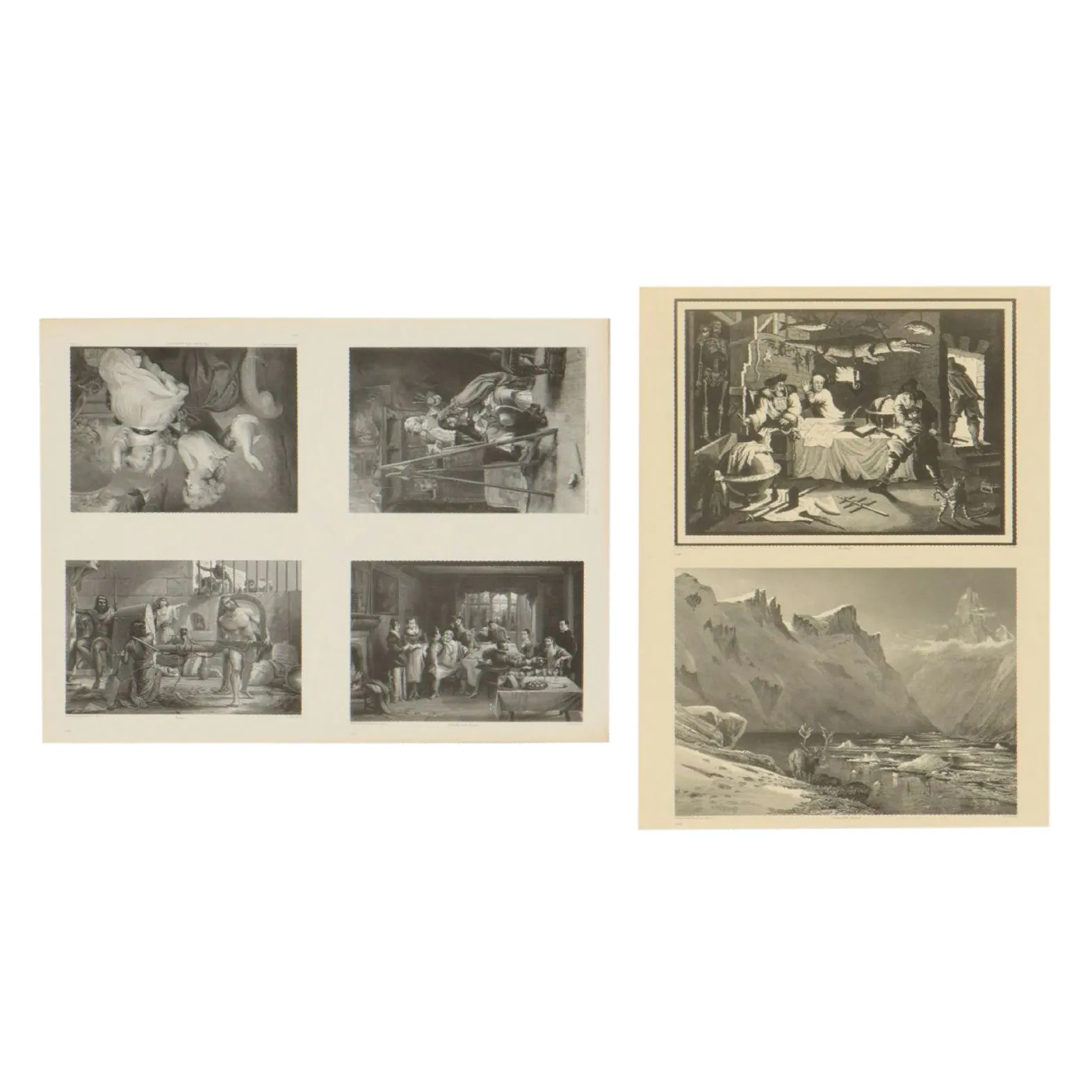 American Screen Process Uncut Lithograph Sheets with 
