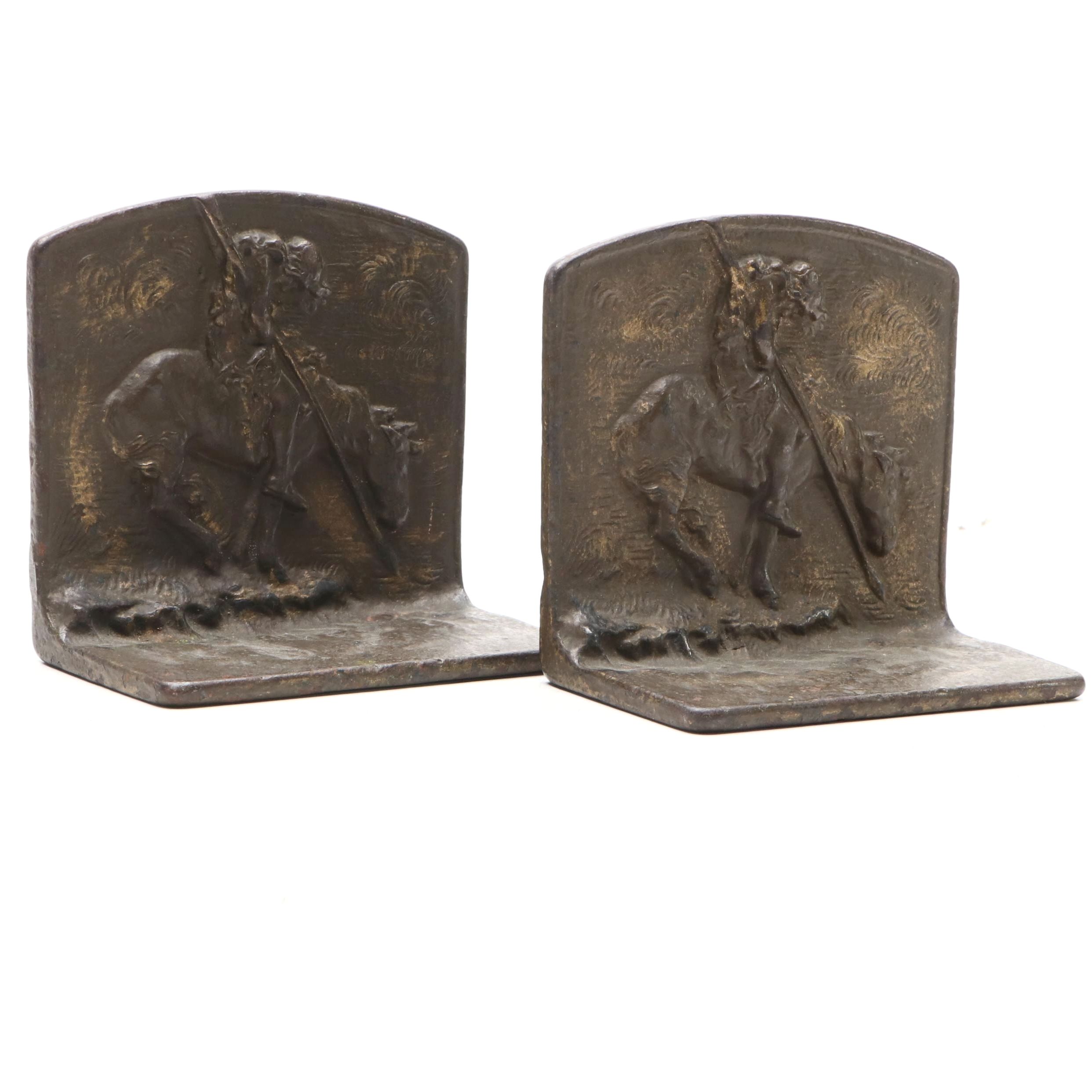 Art Deco Style Bronzed Metal "End of the Trail" after James E Fraser ...