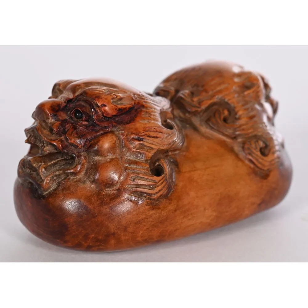 DOUBLE-HEADED LAUGHING ONI. (No theater comic demon) with an expressive ...