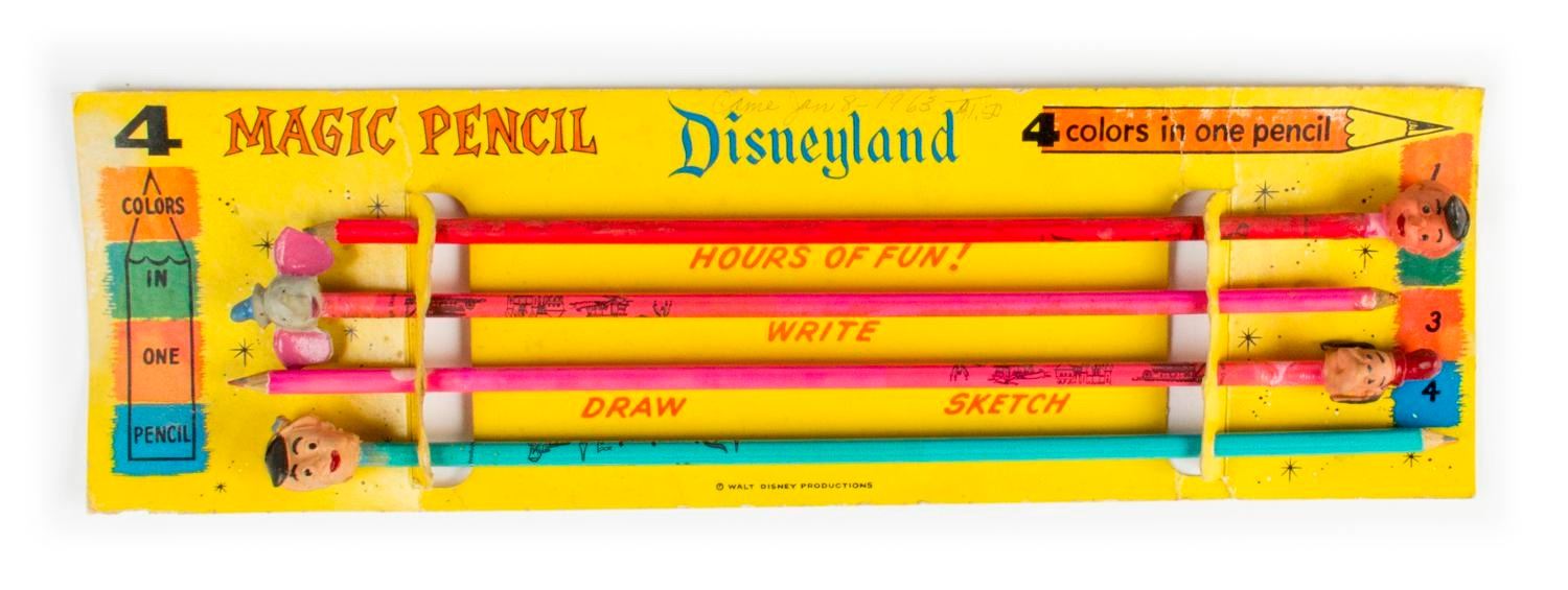 A Disneyland Magic Pencil Set. | Barnebys