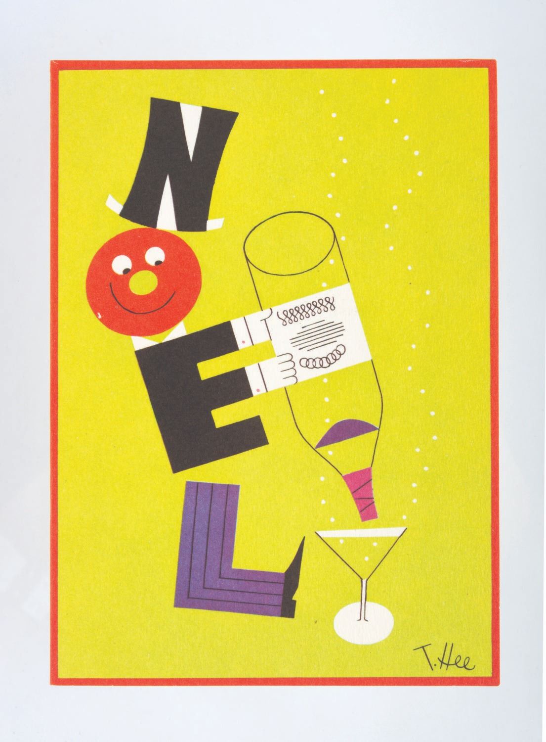 An Original T. Hee Christmas Card Design. | Barnebys
