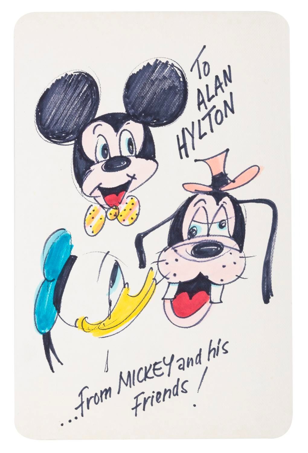 A Mickey and Friends Drawing by Al Konetzni. | Barnebys