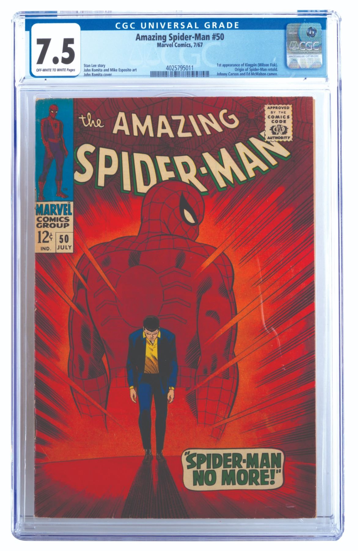 The Amazing Spider-Man #50: Introducing The Kingpin. | Barnebys