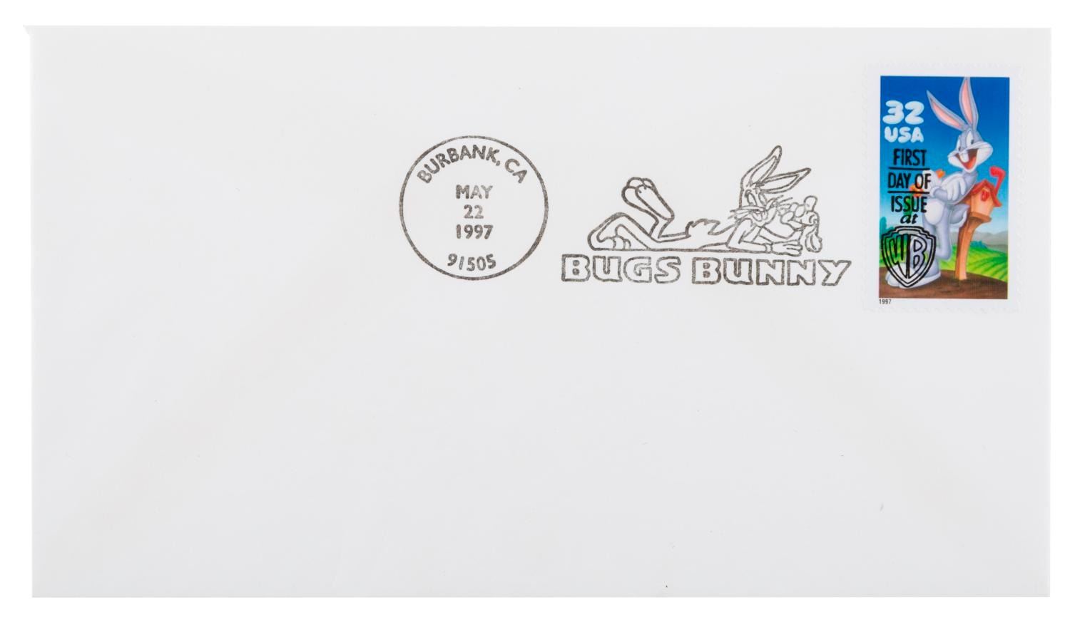 A Bugs Bunny First Day of Issue Stamp and Envelope. | Barnebys