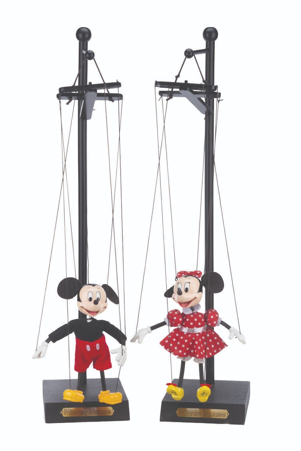 A Pair of Bob Baker Mickey and Minnie Marionettes. | Barnebys