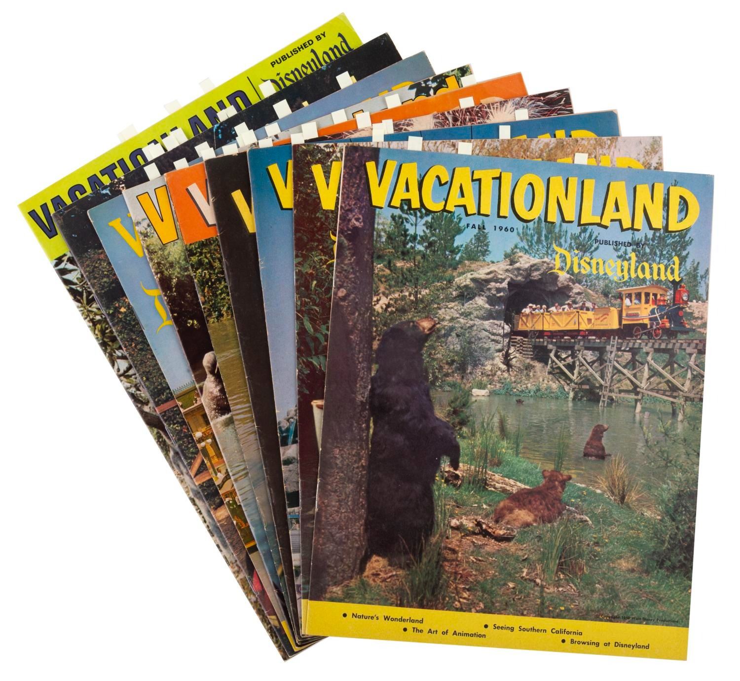 A Collection of Disneyland Vacationland Magazines. | Barnebys
