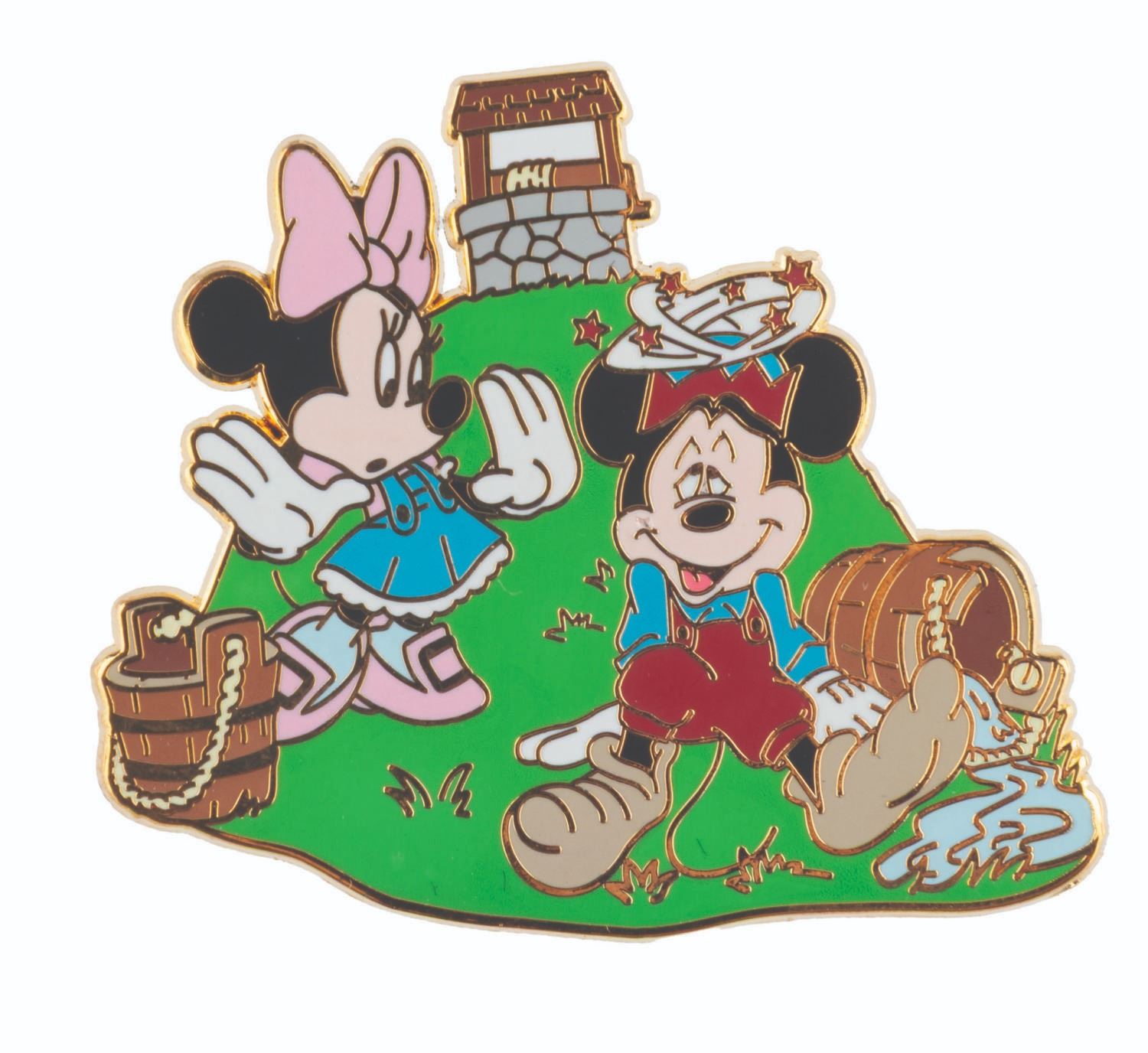 A Disney Shopping Mickey and Minnie Jack and Jill Nursery Rhyme Pin ...