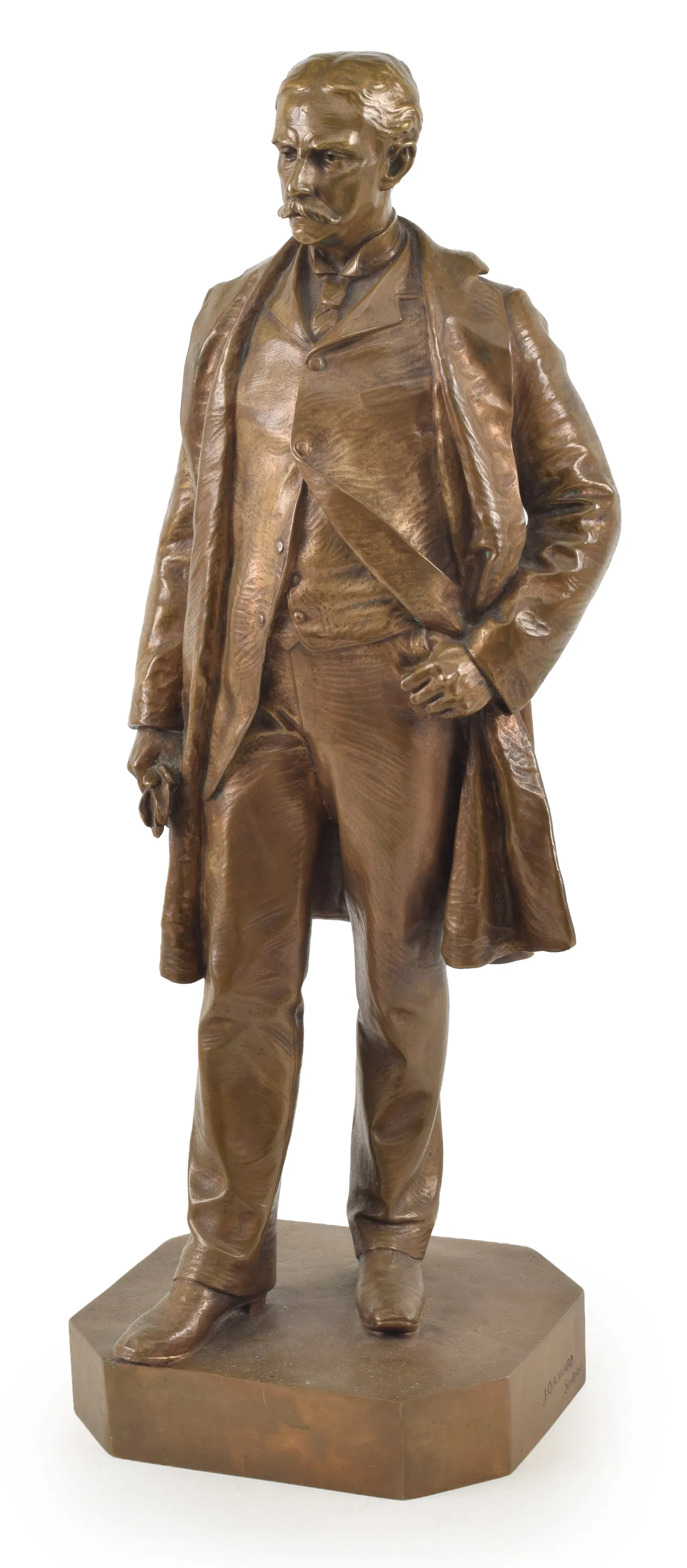John Quincy Adam Ward. Patinated bronze sculpture of Henry Baldwin ...