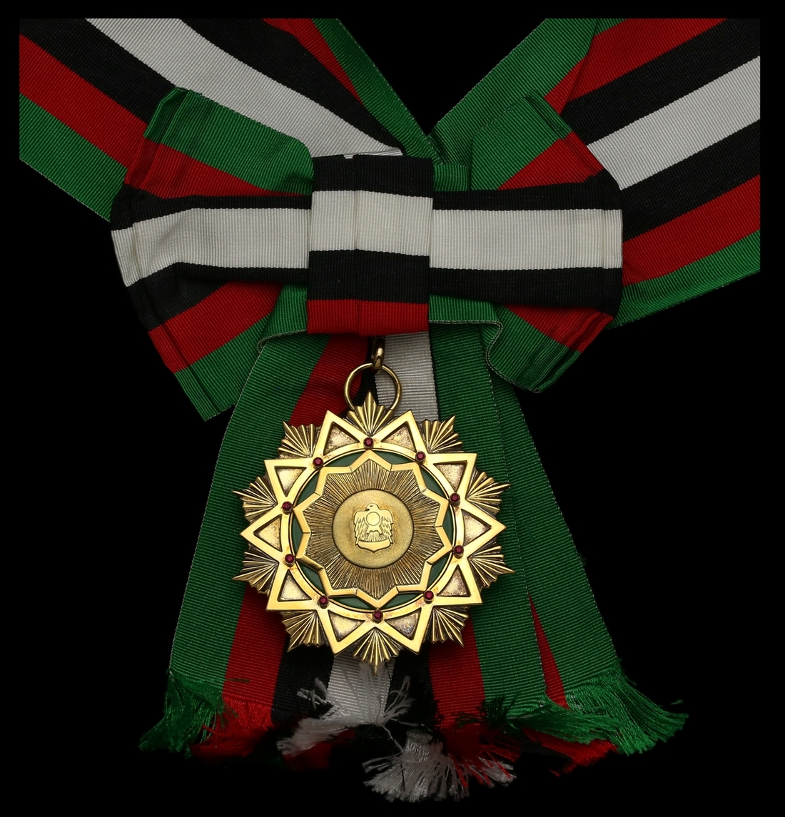 United Arab Emirates, Order of Independence, 2nd Type, 1st Class trial ...