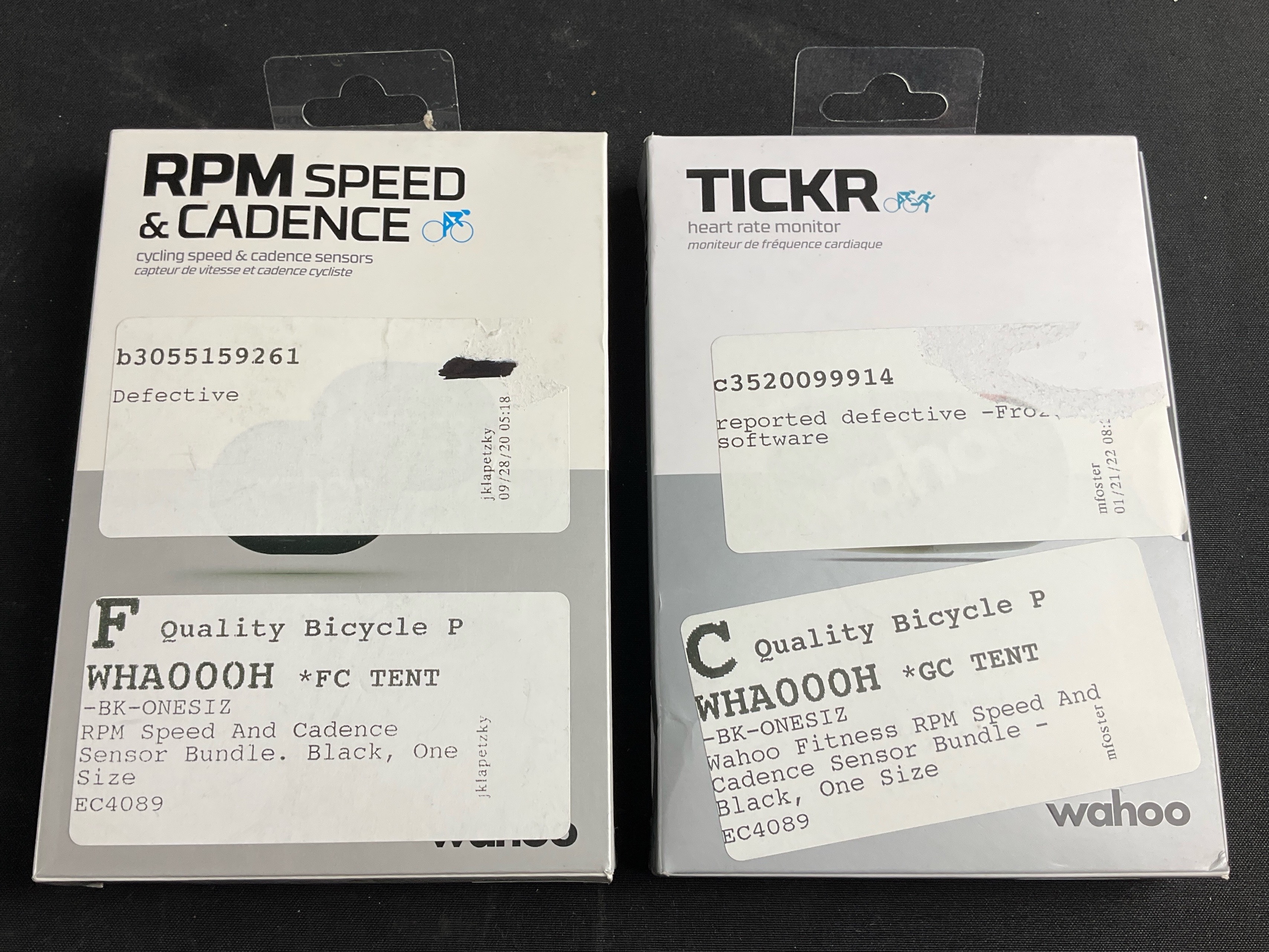 Wahoo RPM Speed And Cadence Sensors & TickR Heart Rate Monitor | Barnebys