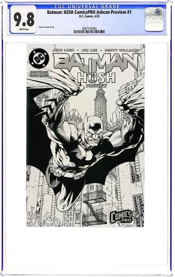 Batman H2SH ComicsPro Ashcan Preview (2025 DC) 1 CGC 9.8 | Barnebys