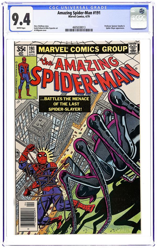 Amazing Spider-Man (1963 1st Series) 191 CGC 9.4 | Barnebys